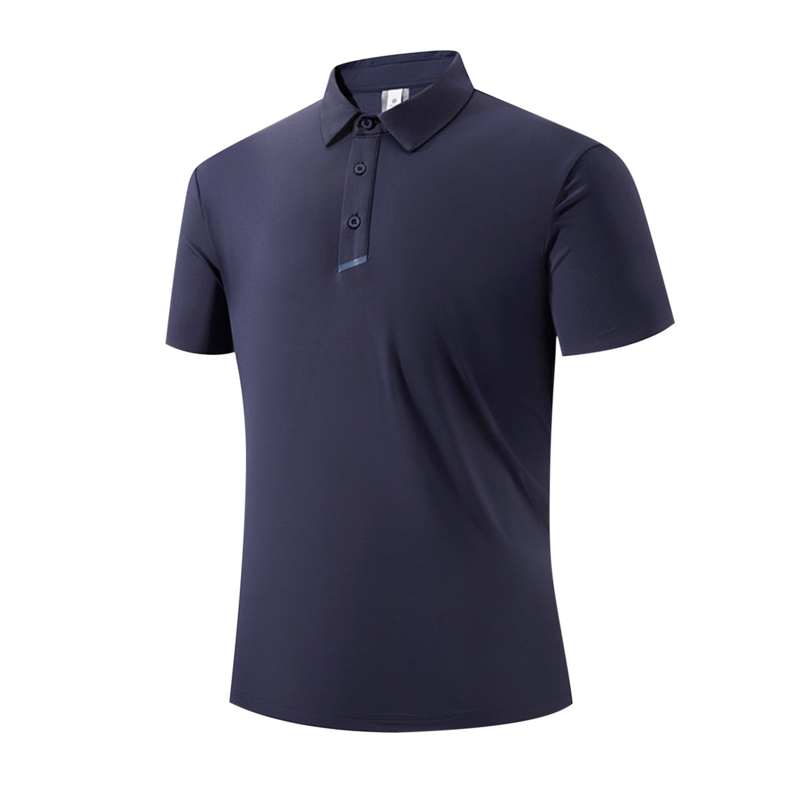 ohmzyzo Mens Polo Shirt Lapel Short Sleeve Golf Shirt with Pocket Quick ...