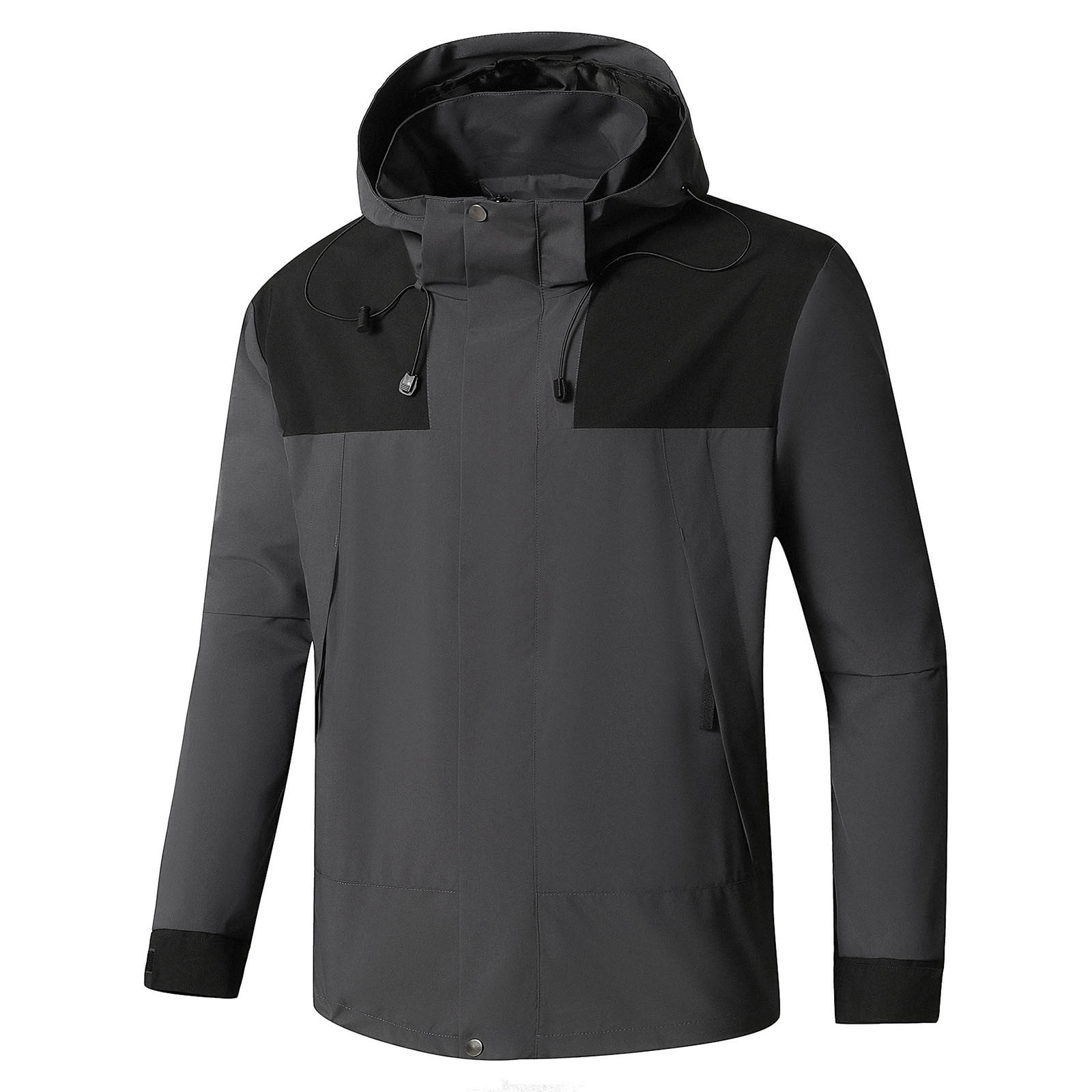 ohmzyzo Windbreaker Jackets for Men Waterproof Lightweight Hooded ...