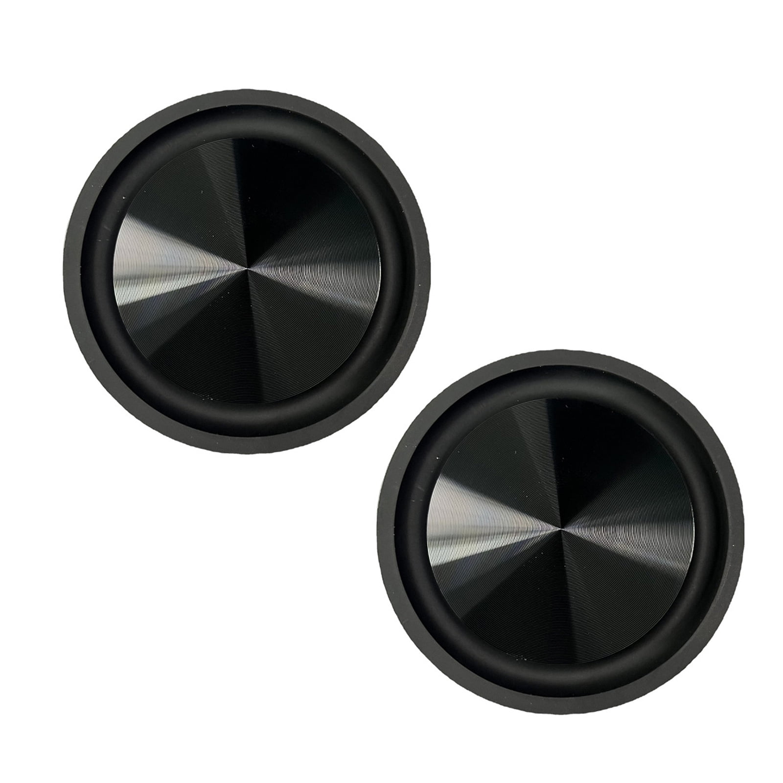 ohodhmnu 1Pair 90mm Bass Passive Radiator Auxiliary Rubber Plate ...