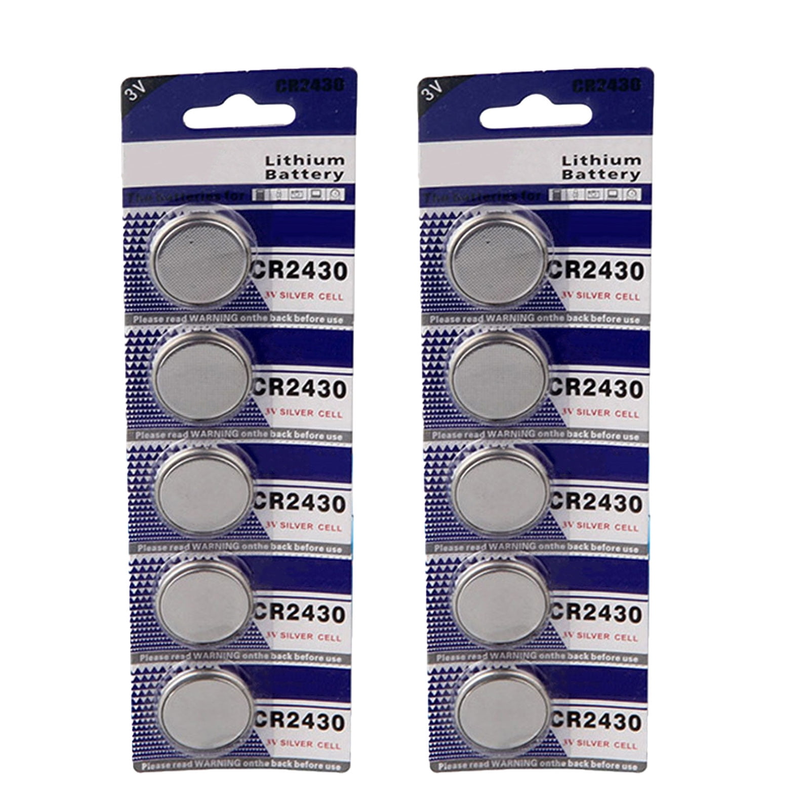 ohodhmnu 3V CR2430 Button Battery Coin Cells Button Batteries for Low ...