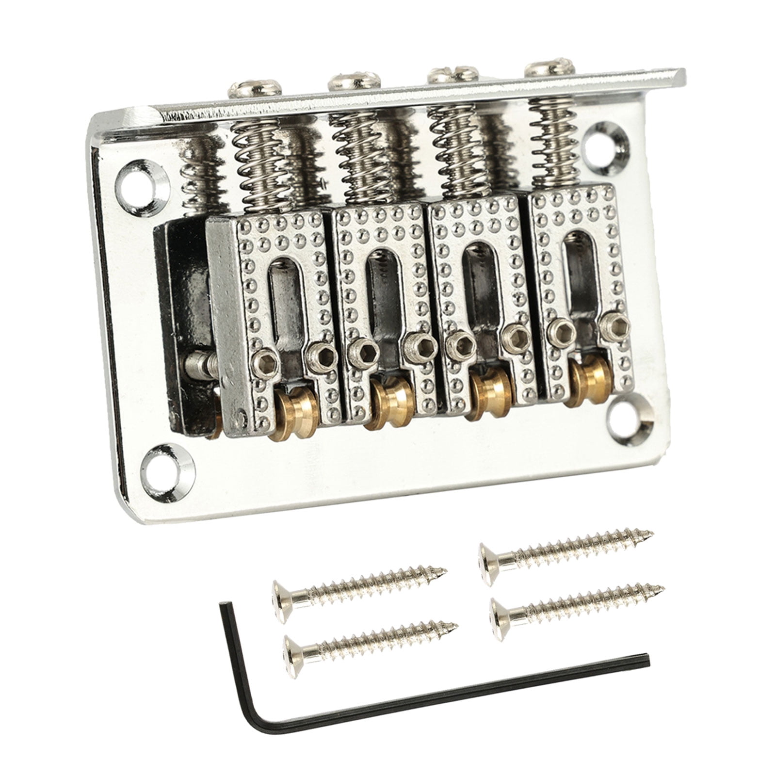 ohodhmnu 4 String Box Guitar Bridge, Electric Guitar Bridge Tailpiece ...