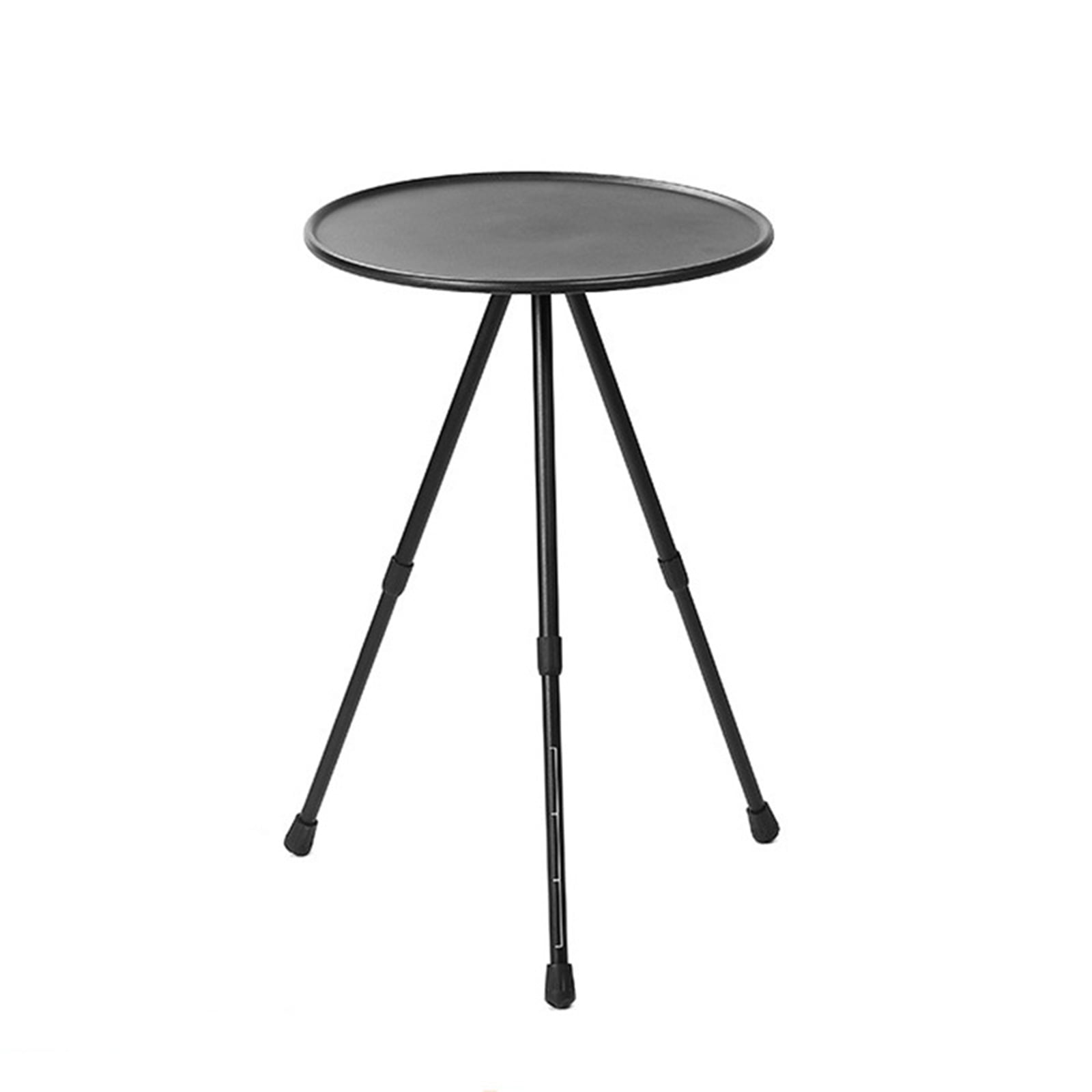 ohodhmnu Folding Round Table Telescopic Outdoor Table Three-legged ...