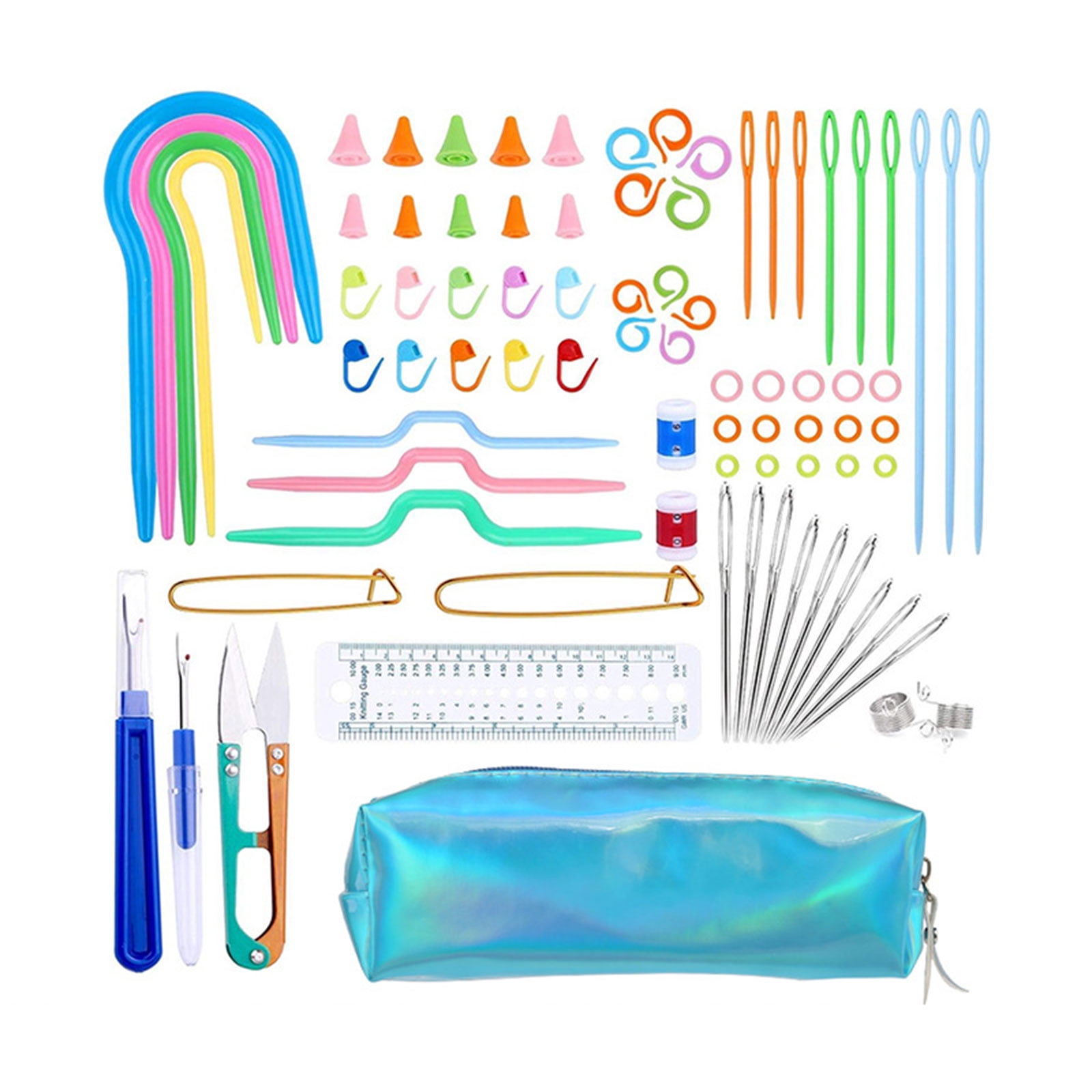 ohodhmnu Professional Crochet Hooks Kits with Storage Bag Knitting ...