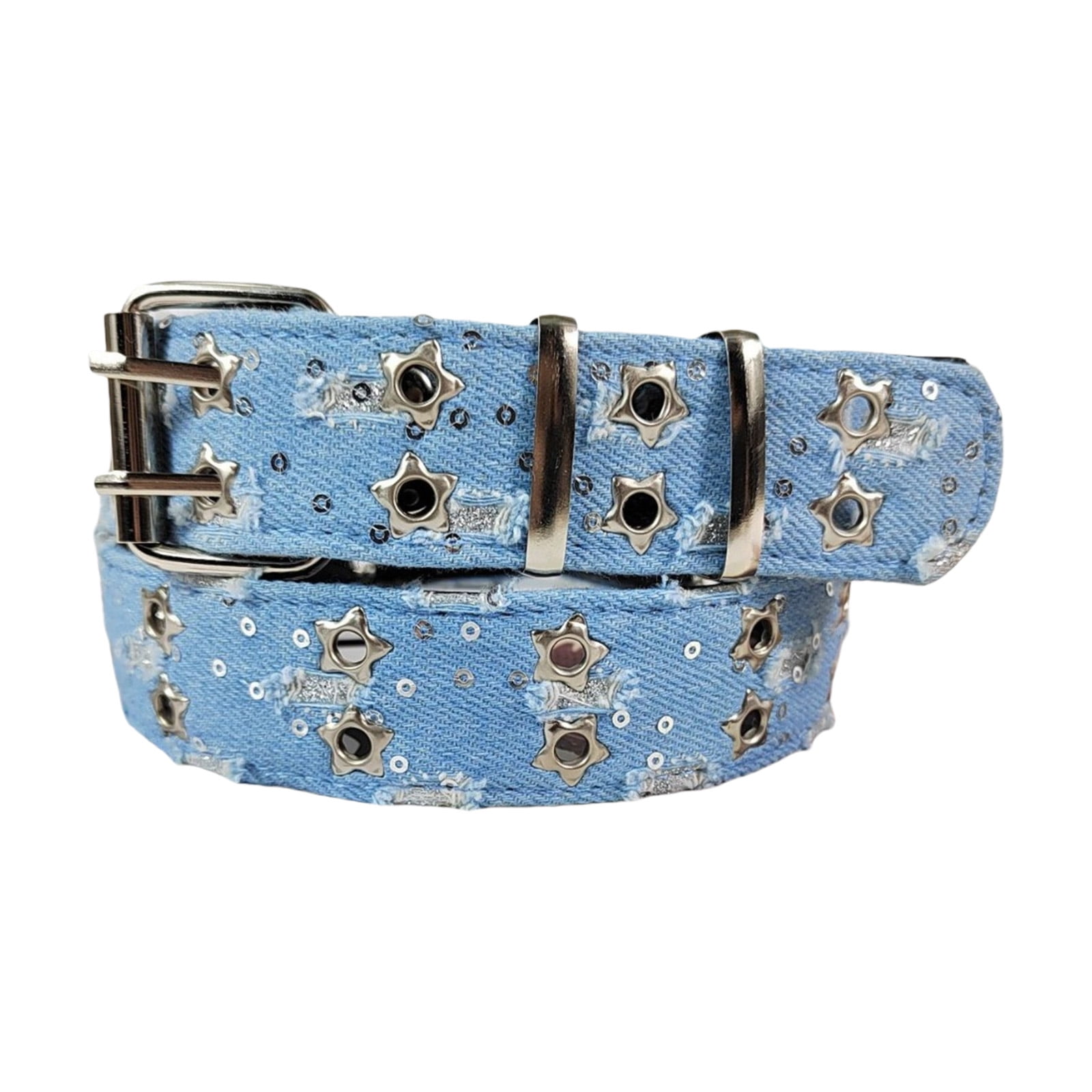 ohodhmnu Punk Styled Star Decor Belt Adjustable Length Cloth Waistchain ...