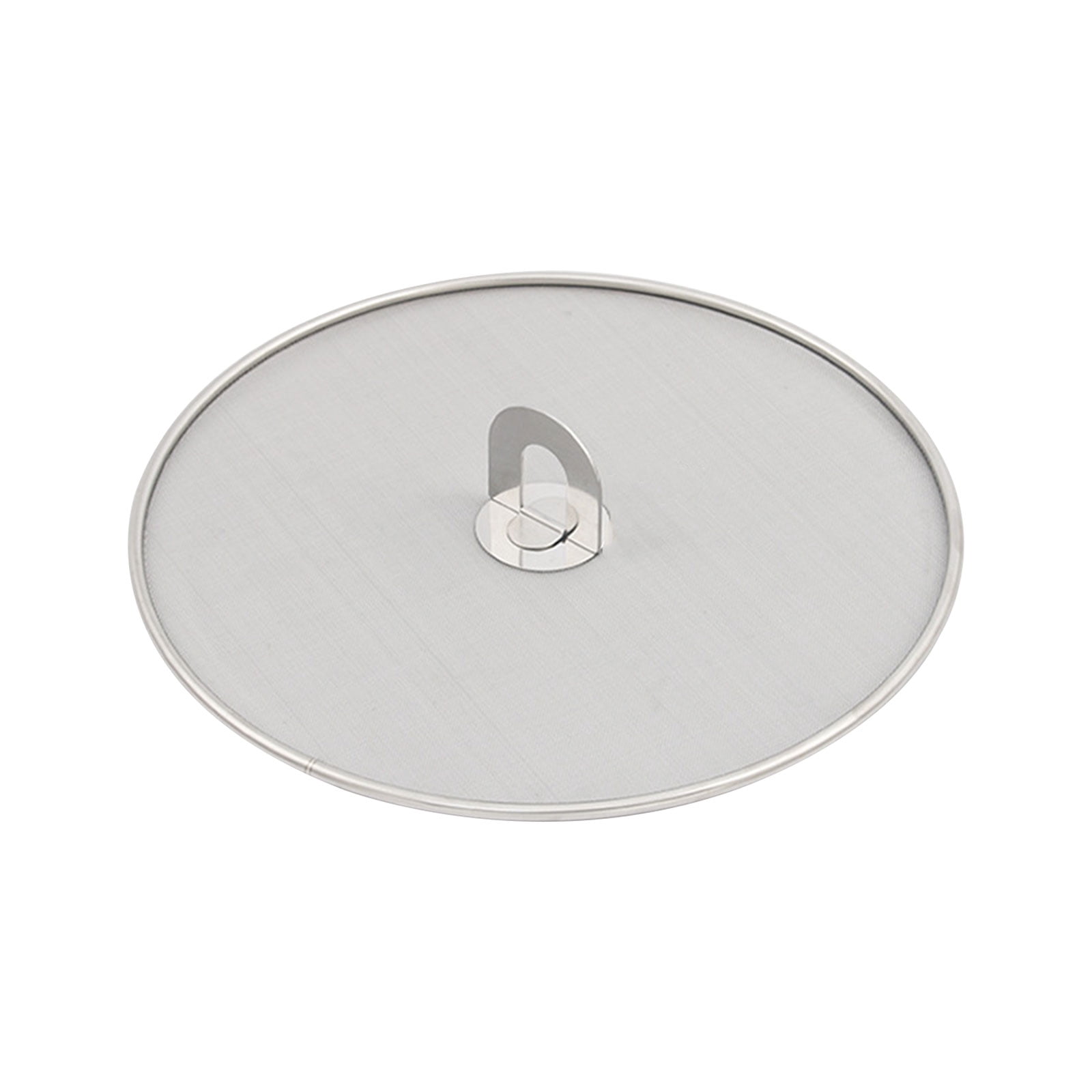 ohodhmnu Splashs Screen Oil Proofing with Handle Stainless Steel Lid ...