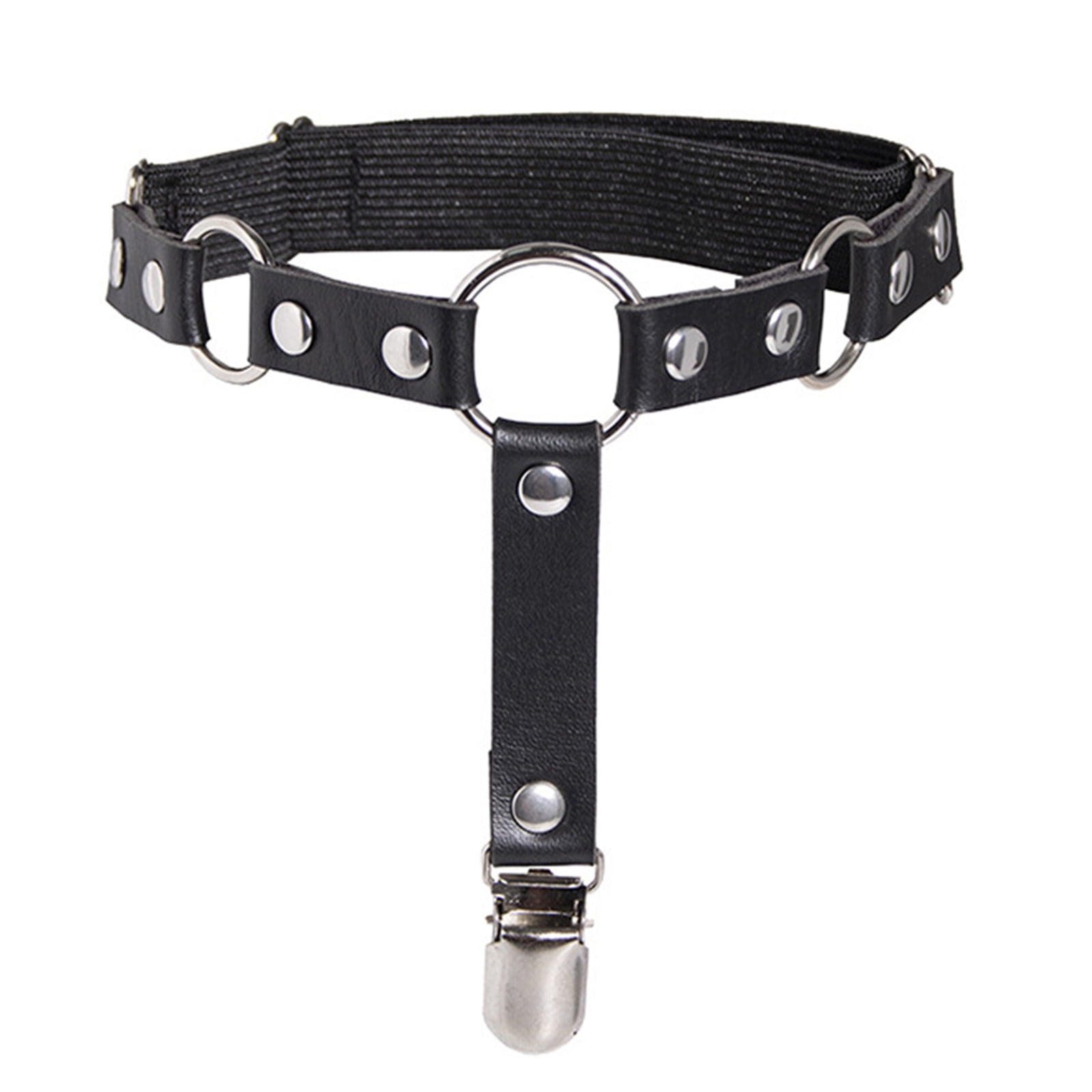 ohodhmnu Women Faux Leather Garters Sweet Girls Leg Harness Garter Belt ...