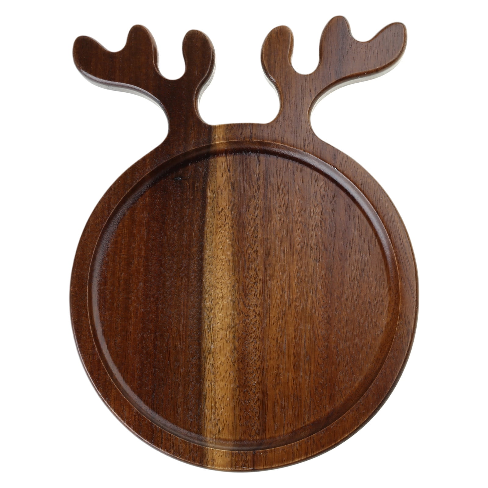 ohodhmnu Wooden Serving Platter with Handles Christmas Reindeer ...