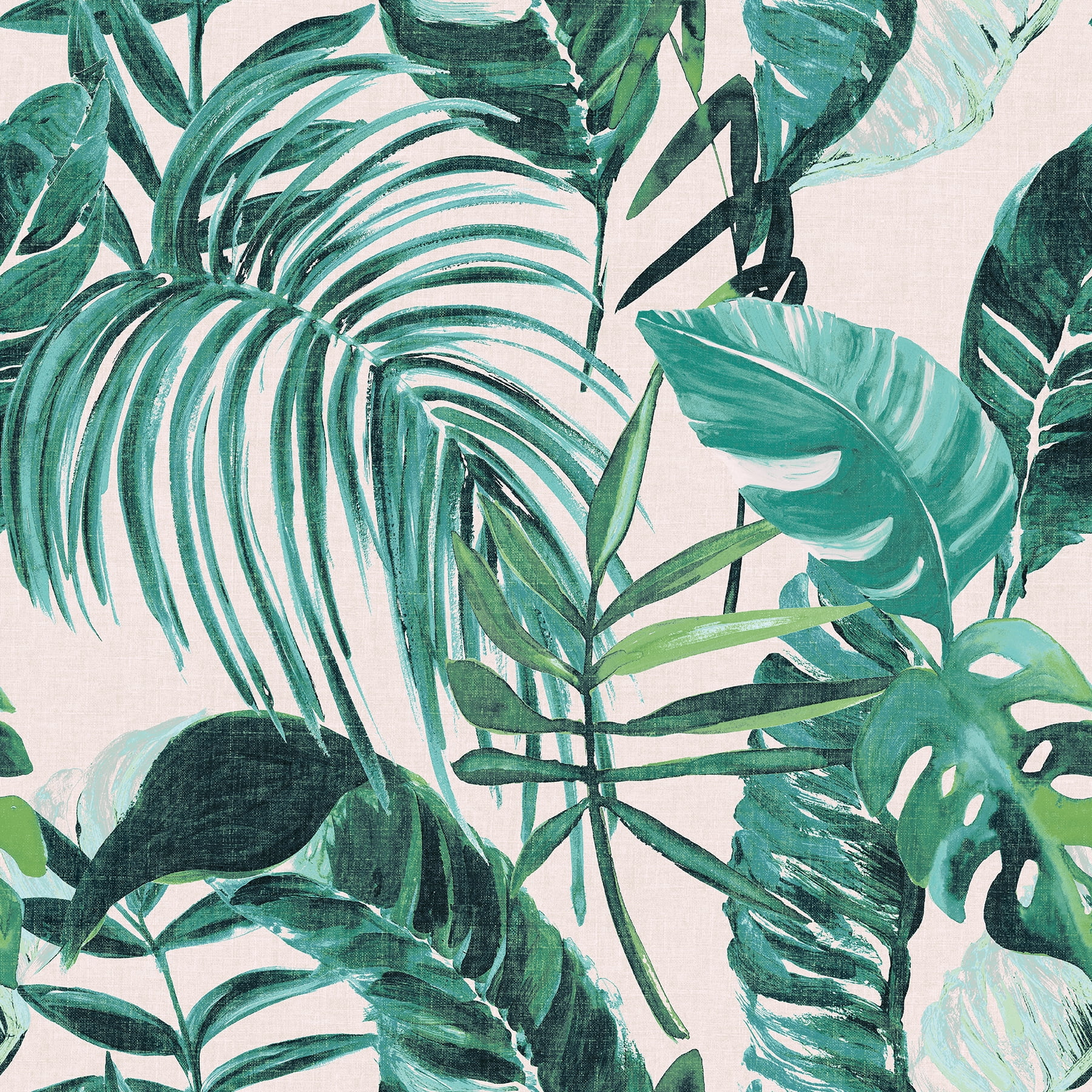 ohpopsi Grover Green Palmera Wallpaper, 19.7-in by 33-ft, 54.18 sq. ft ...
