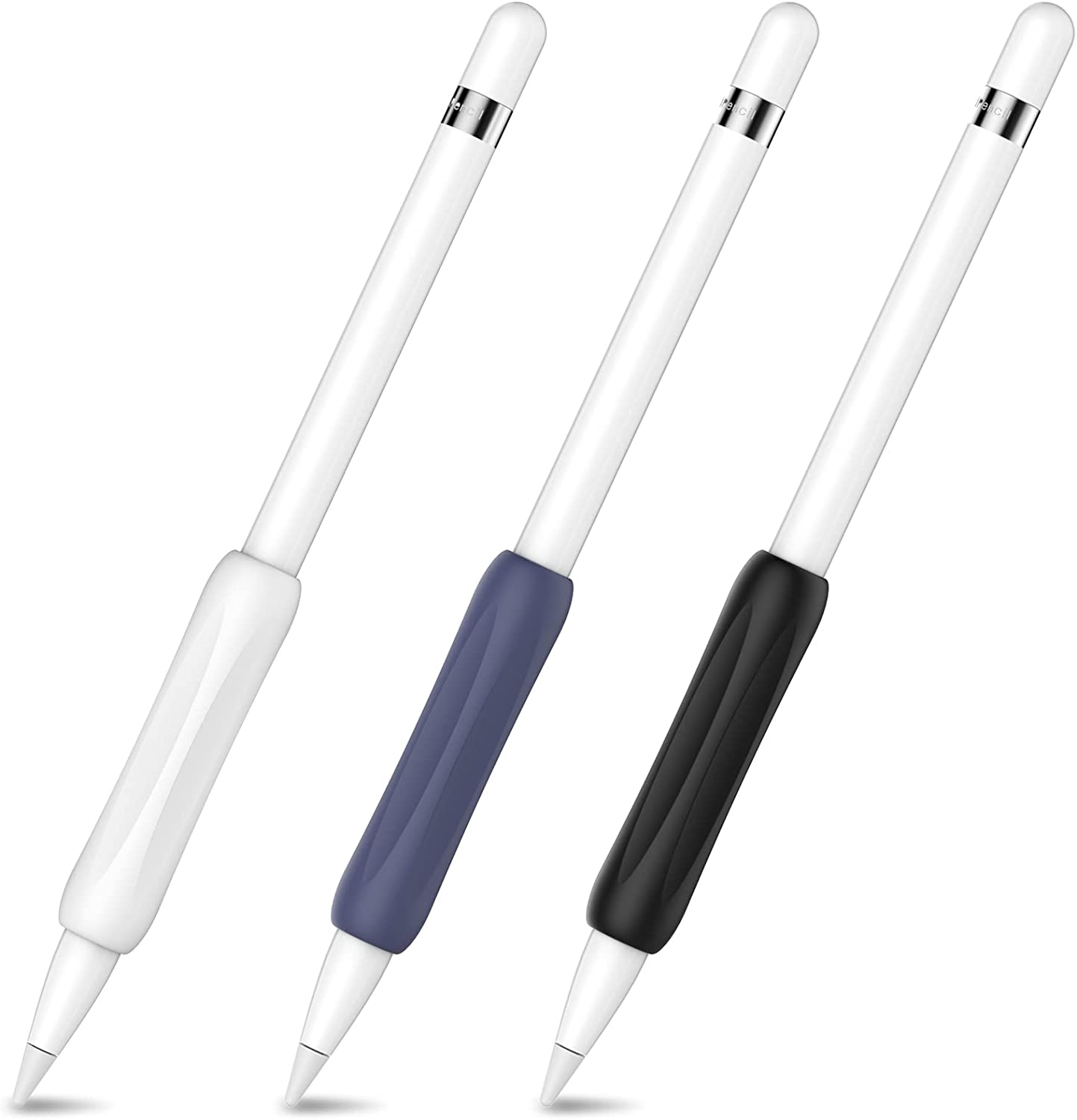 oii Electronics 3 Pack Silicone Grips Holders for Apple Pencil (USB-C ...