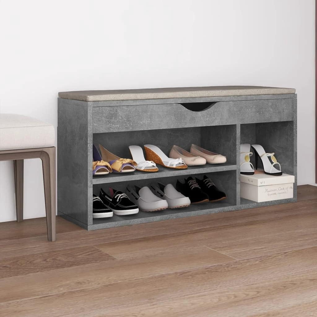 ojinbgh Shoe Bench with Shoe Storage Cabinet with Shelves and Drawer ...