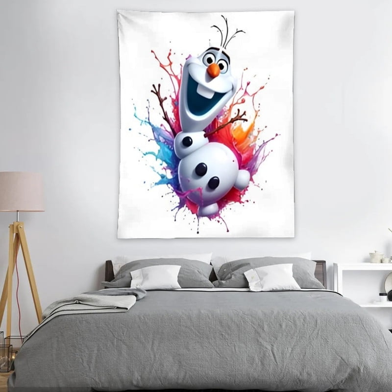 Olaf tapestry 40 x 60 inches with vivid colors realistic details easy ...