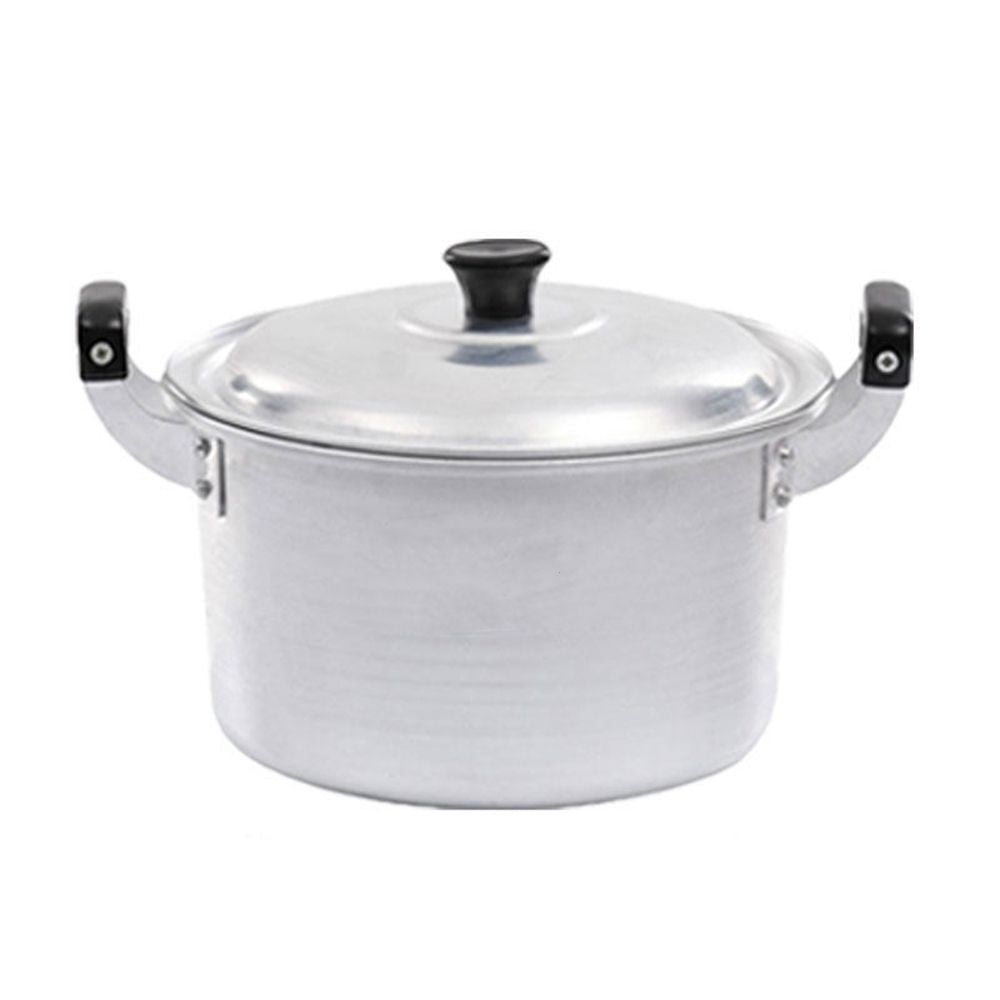 old style small aluminum pot thickened soup hot pot double ears ramen ...