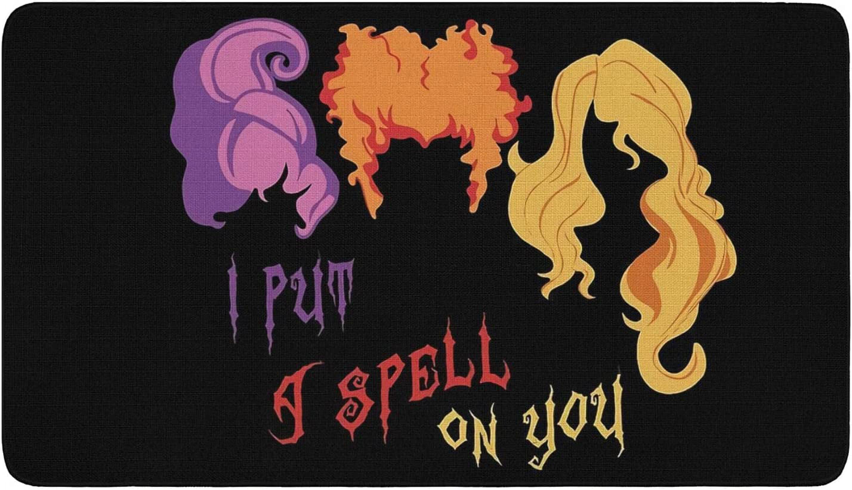 oldsin Festive Fairy Movie Character Witch Pattern Kitchen Mat ...