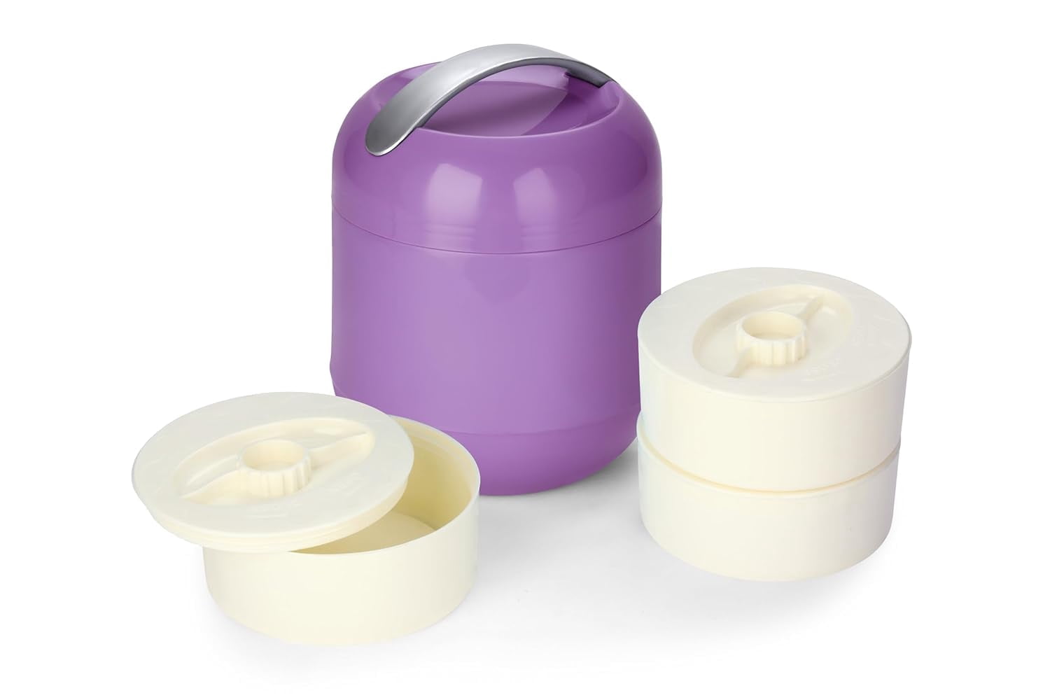 oliveware Bella Lunch Box - 3 Containers | Insulated Container | Carry ...