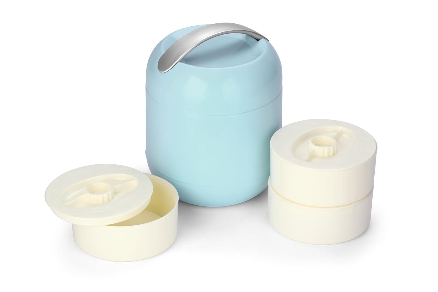 oliveware Plastic Bella Lunch Box - 3 Containers | Insulated Container ...