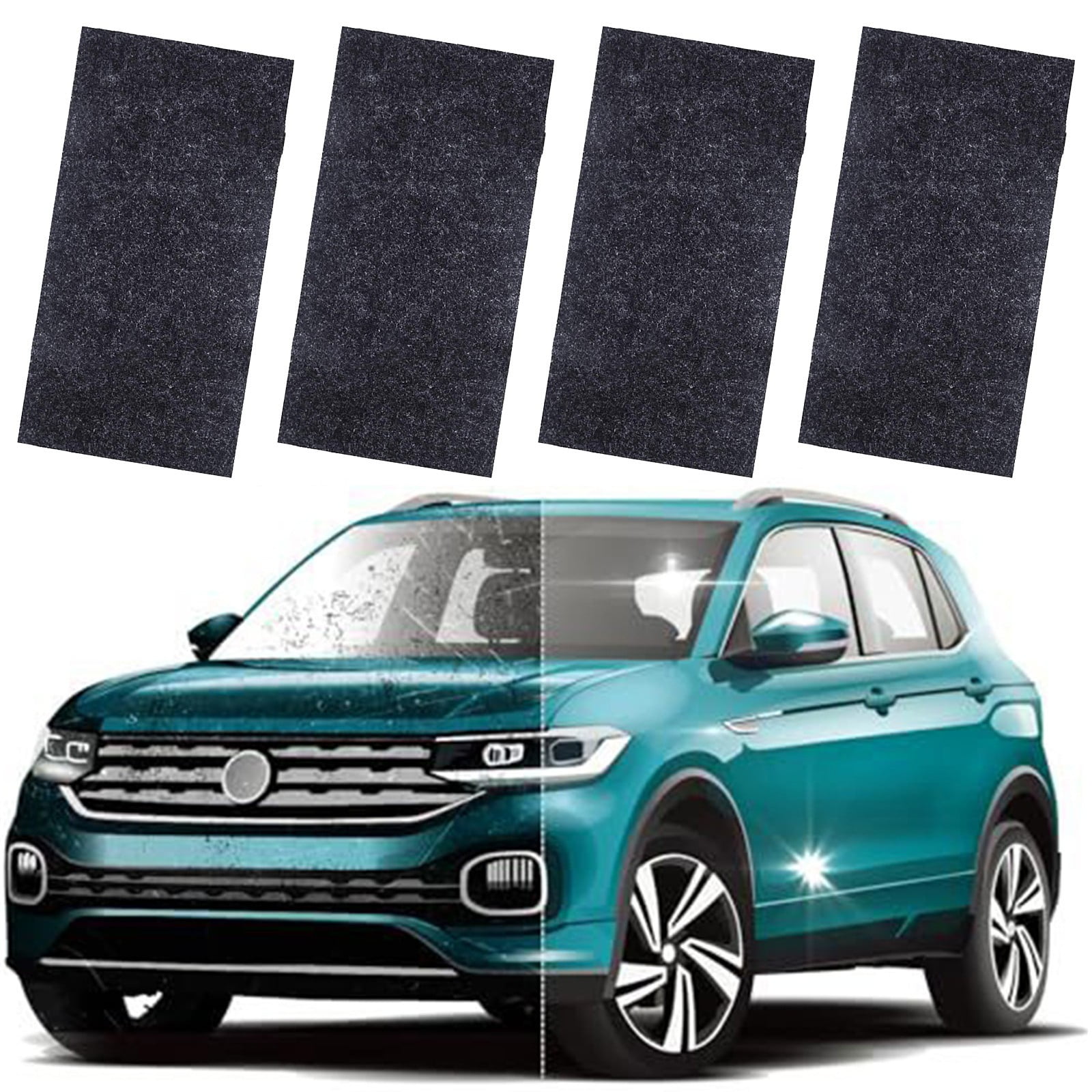 olkpmnmk Breath Green Nano Cloth Car Scratch Remover Nano Cloth Car ...
