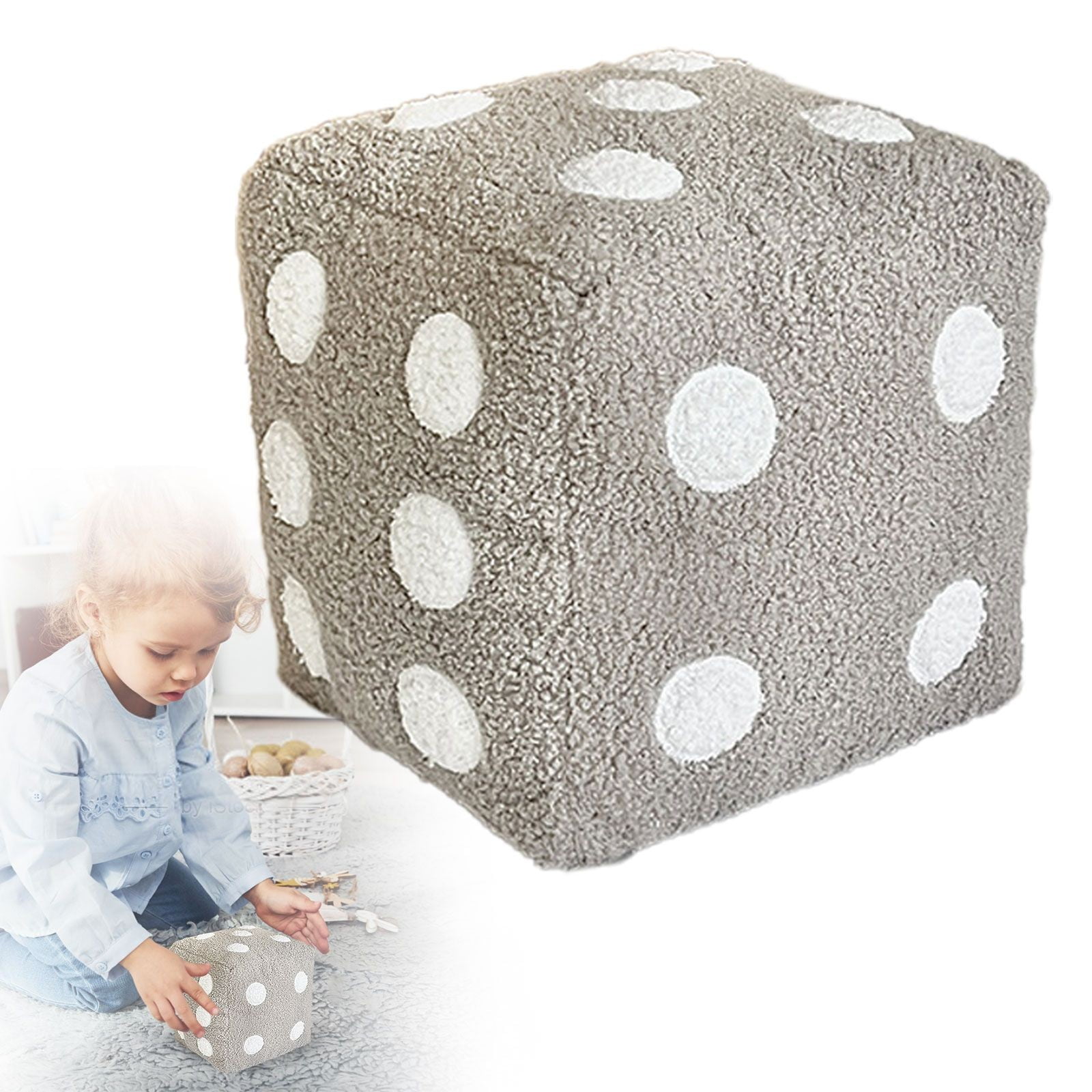olkpmnmk Clearance Sale!Throw Pillows,Dice Plush Pillow Cute Plush Dice ...