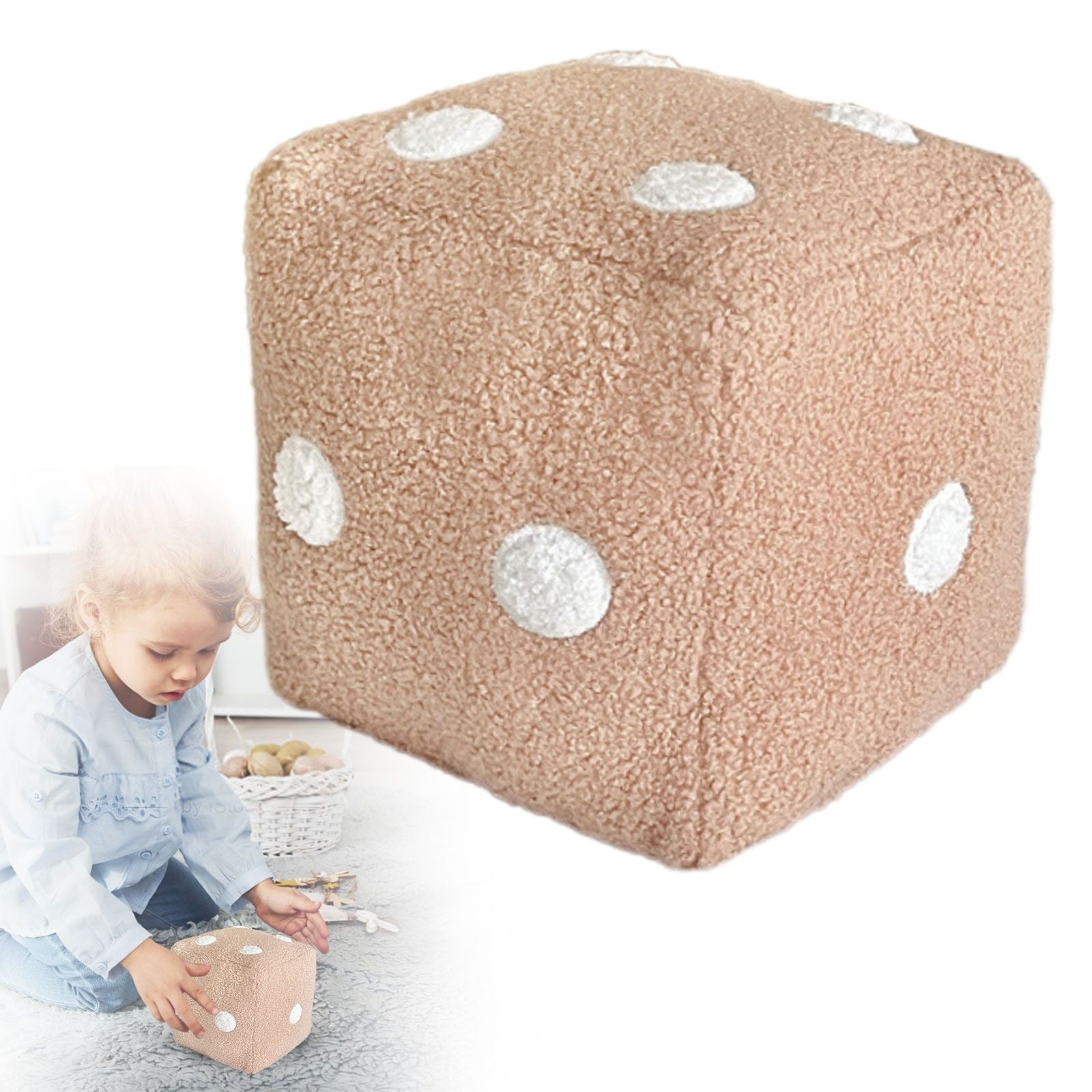 olkpmnmk Clearance Sale!Throw Pillows,Dice Plush Pillow Cute Plush Dice ...