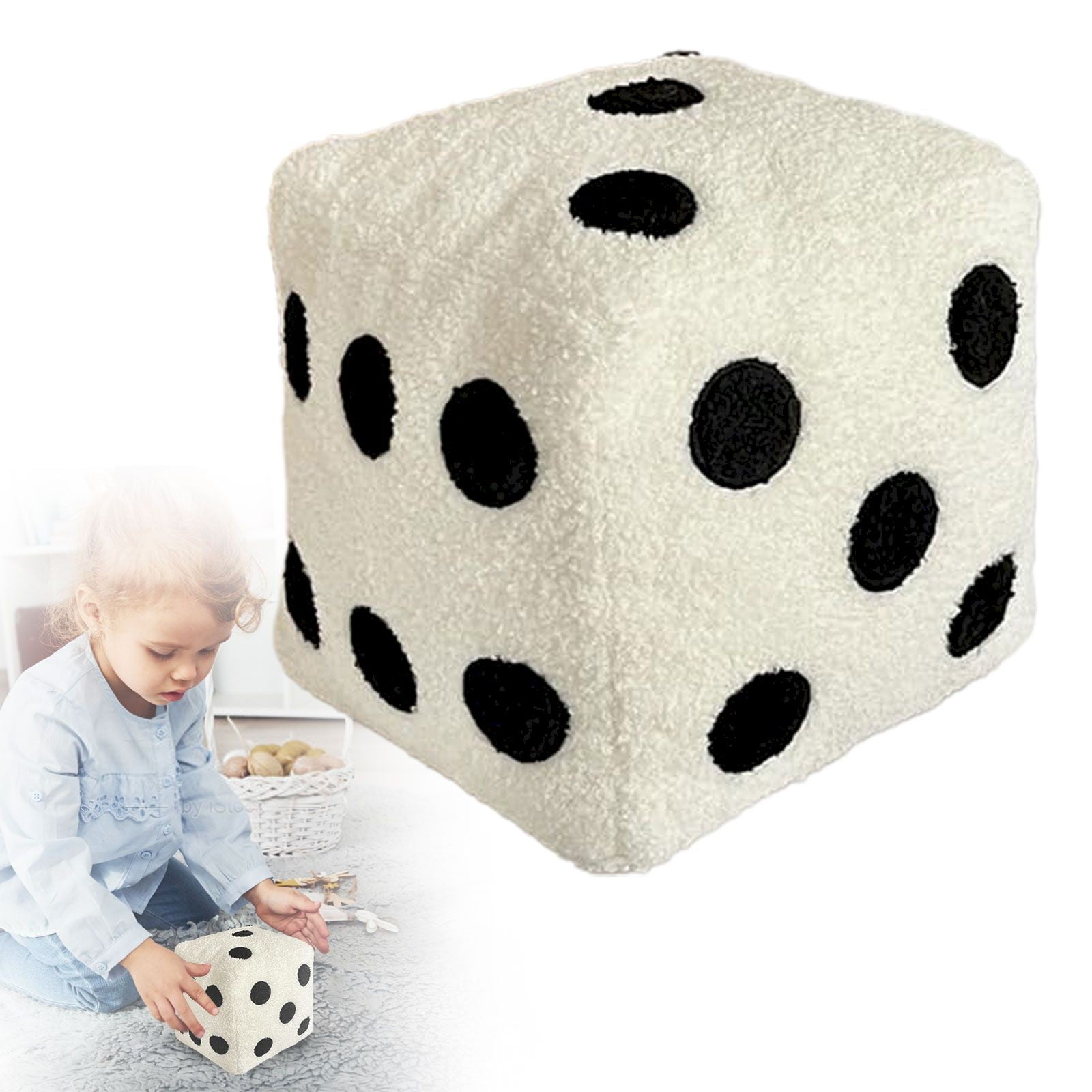 olkpmnmk Clearance Sale!Throw Pillows,Dice Plush Pillow Cute Plush Dice ...