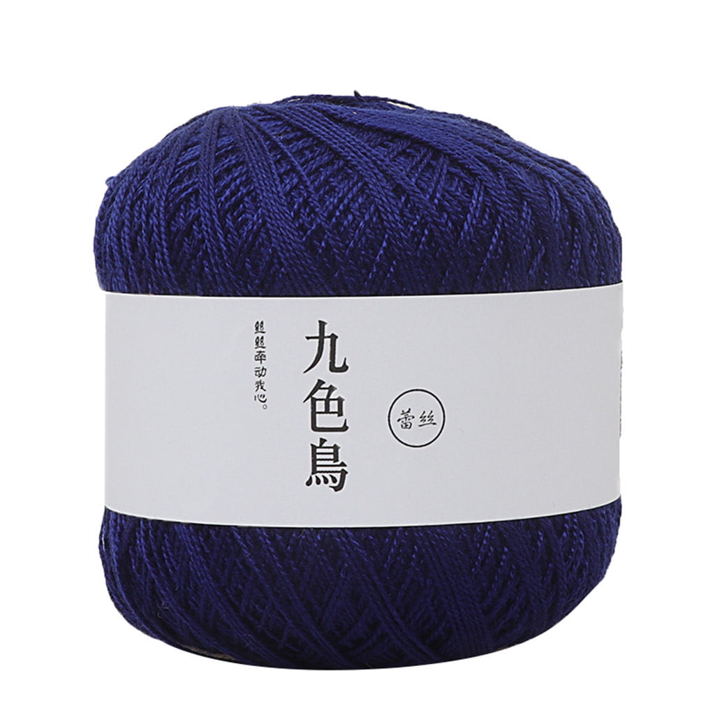 olkpmnmk Crochet Yarn,Accessories,Lace Thread Diy Woven Cotton Fine ...