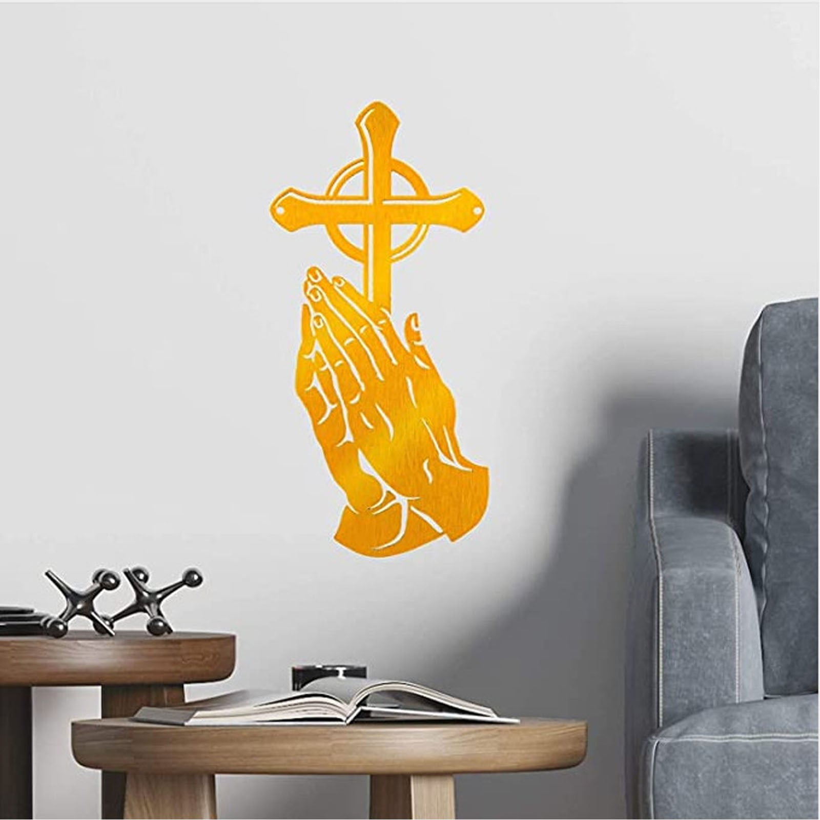 olkpmnmk Peel And Stick Wallpaper Wall Decor Peace Prayer Hand Wall ...