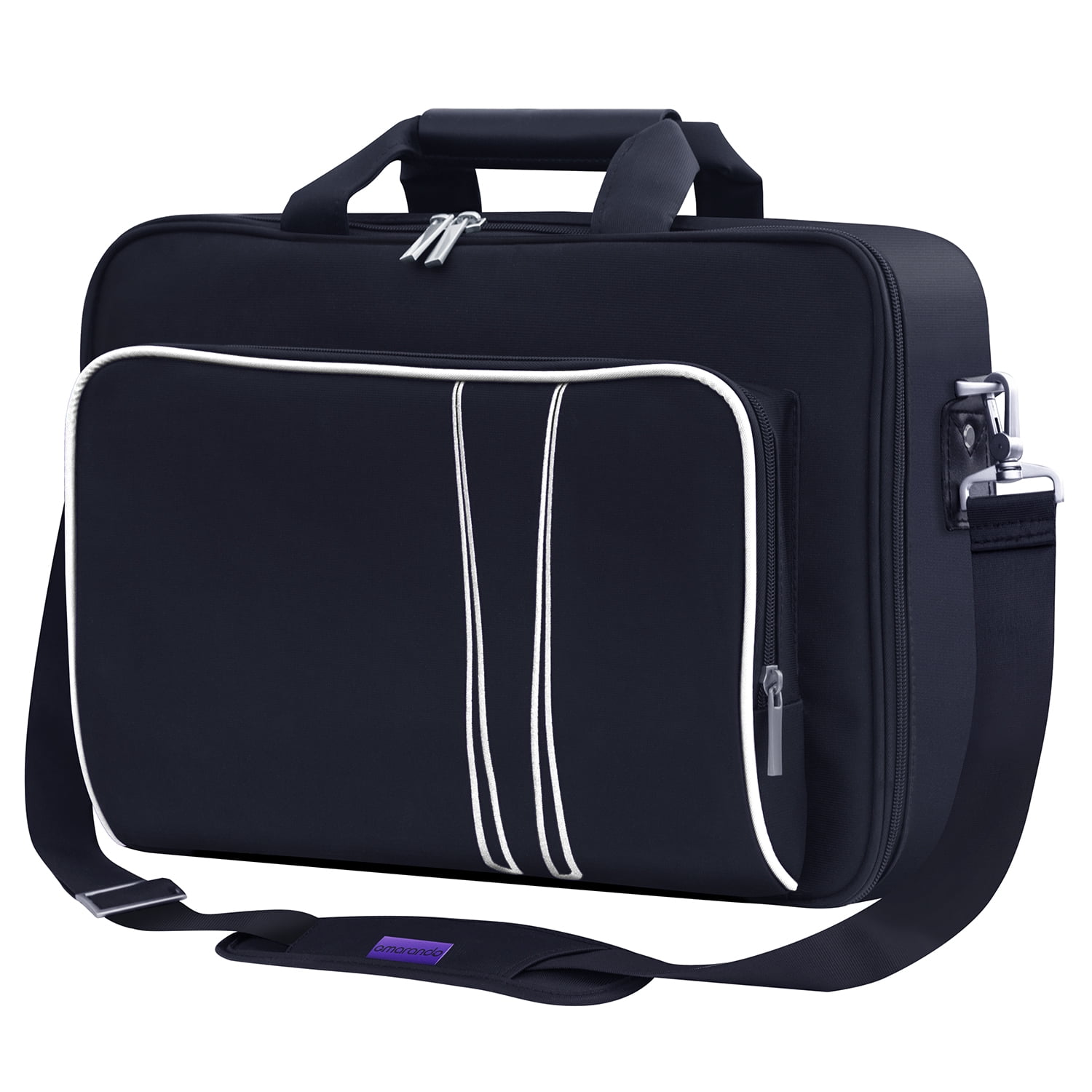 omarando Gaming Console Carrying Case for PS5/PS5 Slim/PS4, White Black ...