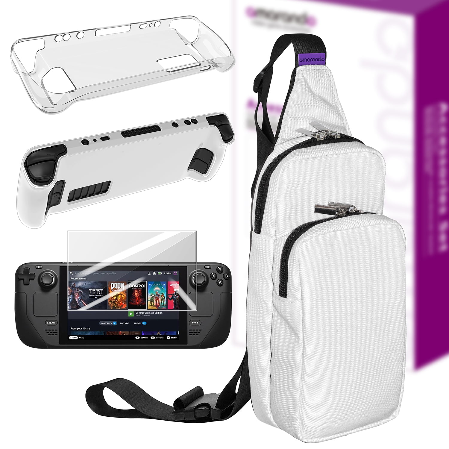 omarando Protective Case for Steam Deck,Shoulder Bag for Steam Deck ...