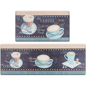 Coffee Themed Kitchen Rugs
