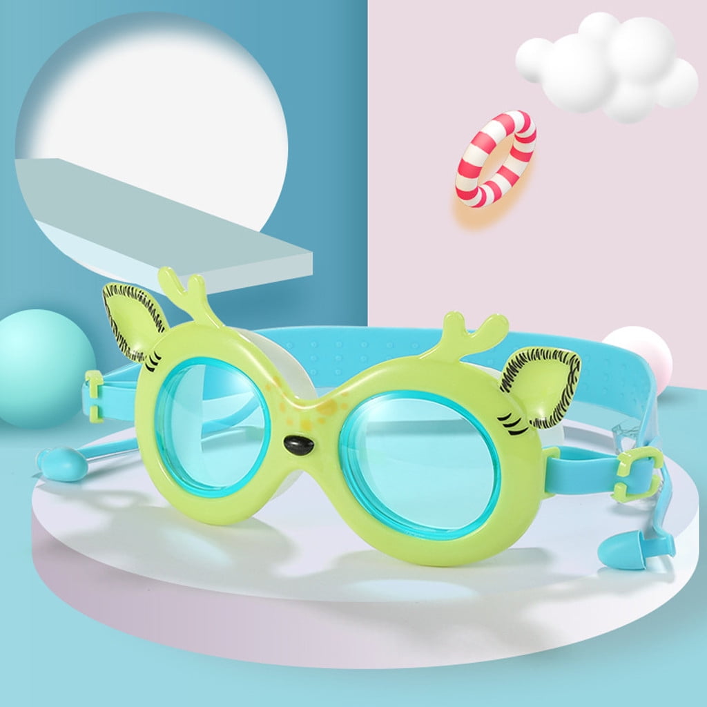 on Sale Swimming Goggles for Children Kid Boys Girls Adult Junior Kids ...