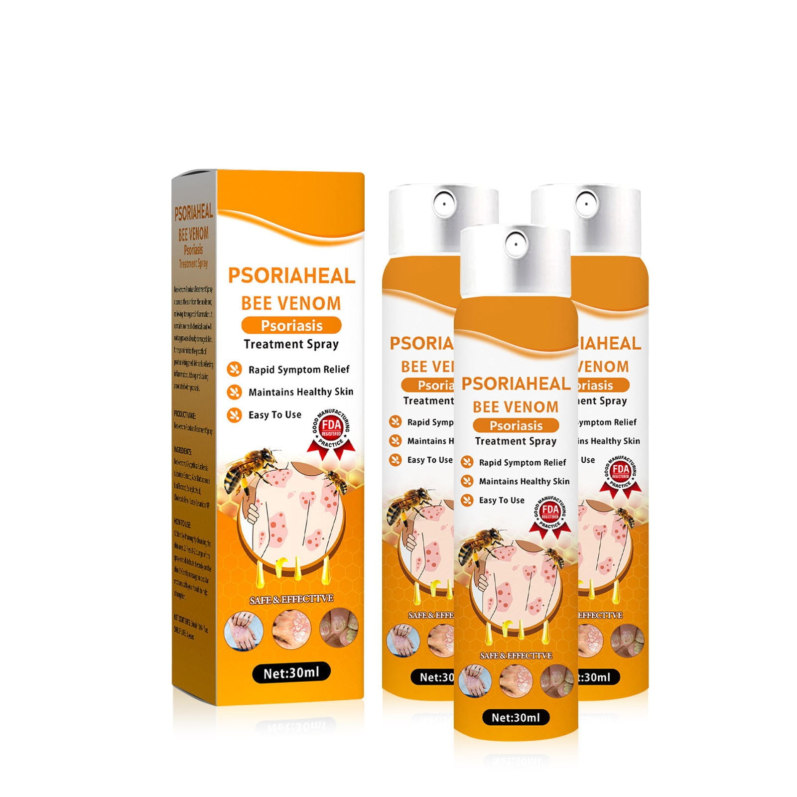 on Sale! WEANT Cowhide Moss Spray,Swelling Subside Erythema Spray 30ml ...