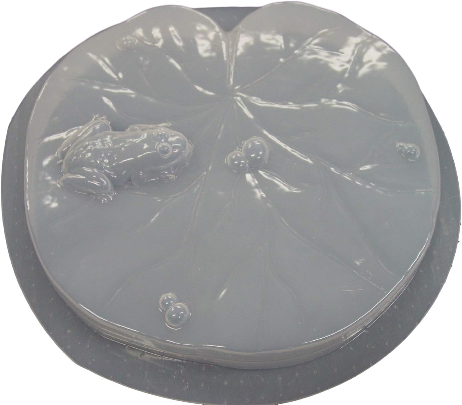 on a Lily Pad Plastic Craft Mold use with Concrete or Cement for Making ...