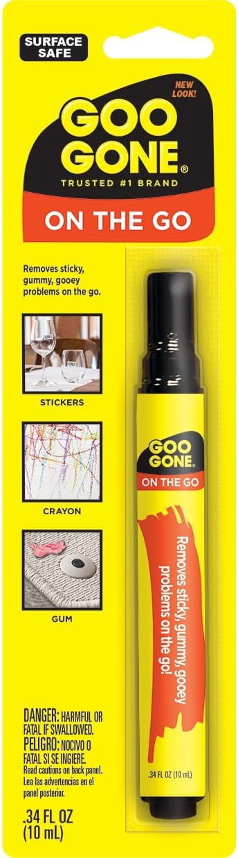 on the Go Pen - Adhesive Remover - Quickly Removing Stubborn Stickers ...