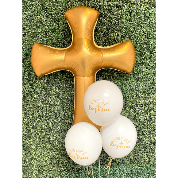 Party Balloons Christening Baptism Decorations