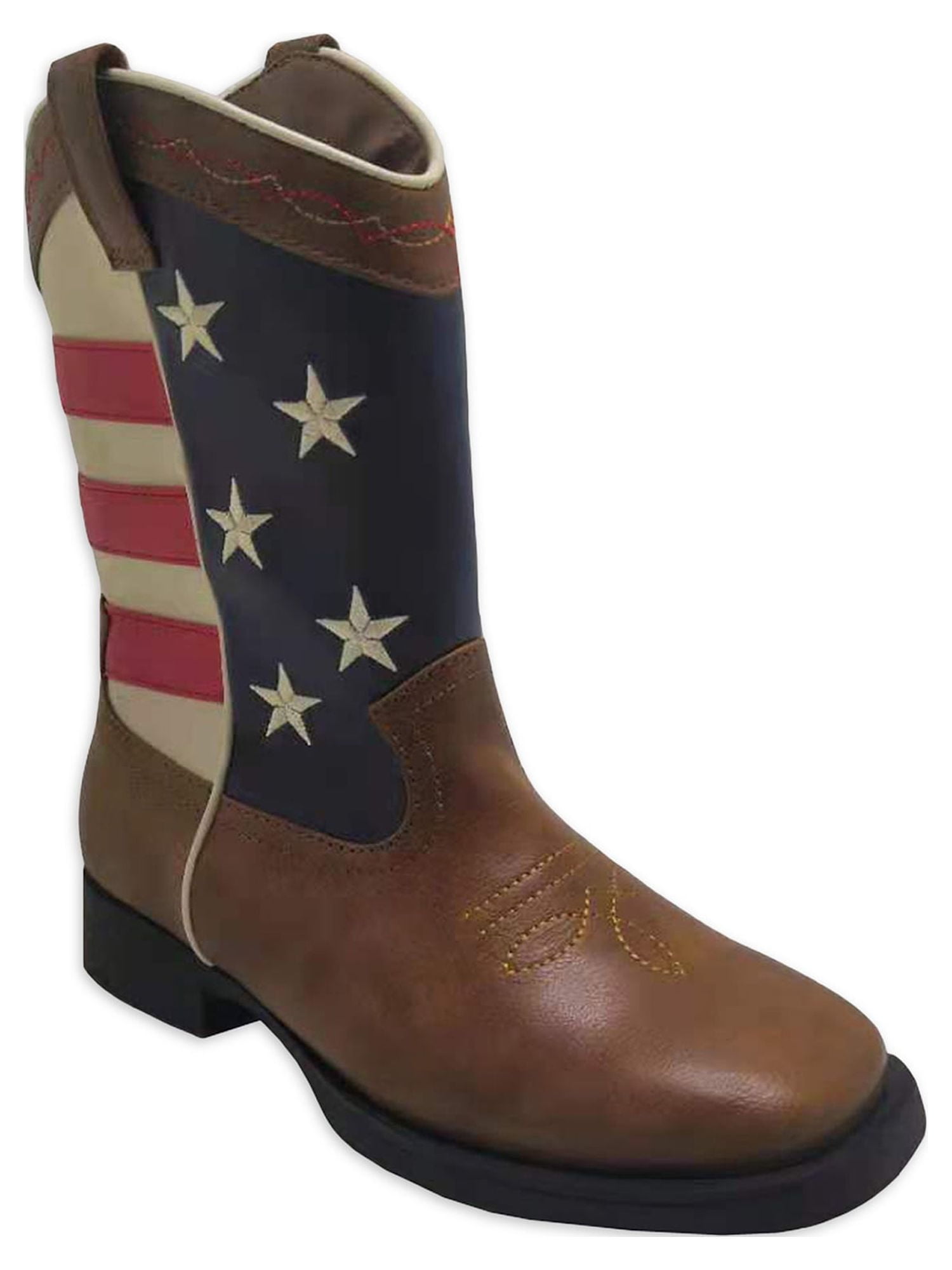Wonder Nation Toddler & Boys Americana Cowboy Western Boots - Walmart.com