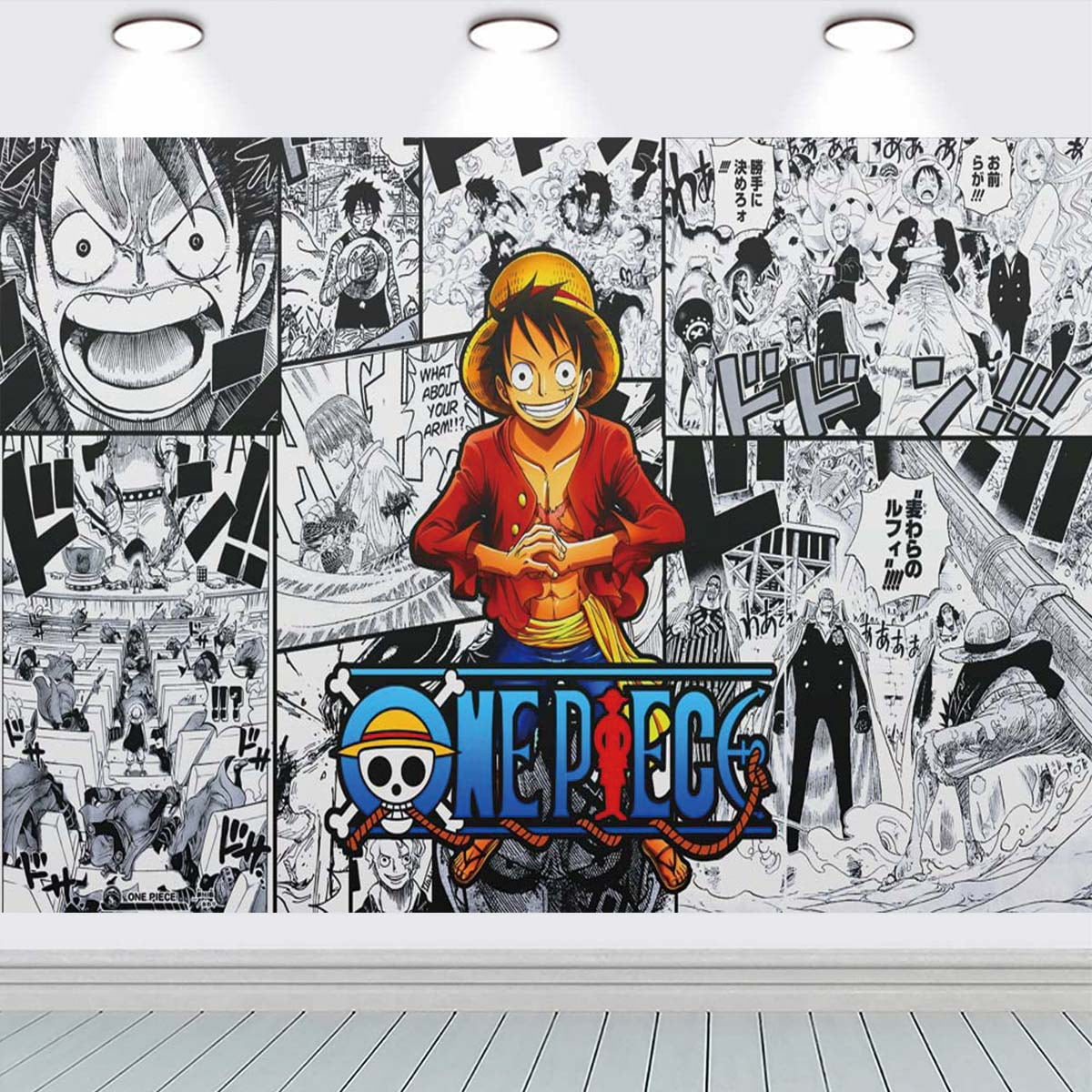 one piece Backdrop Banner Party Supplies Poster Movie Theme Background ...