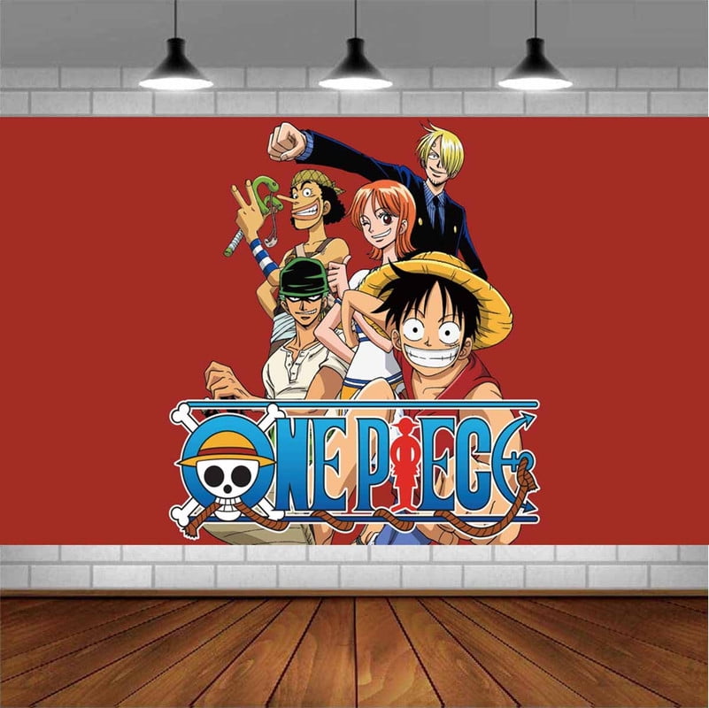 one piece Backdrop Banner Party Supplies Poster Movie Theme Background ...