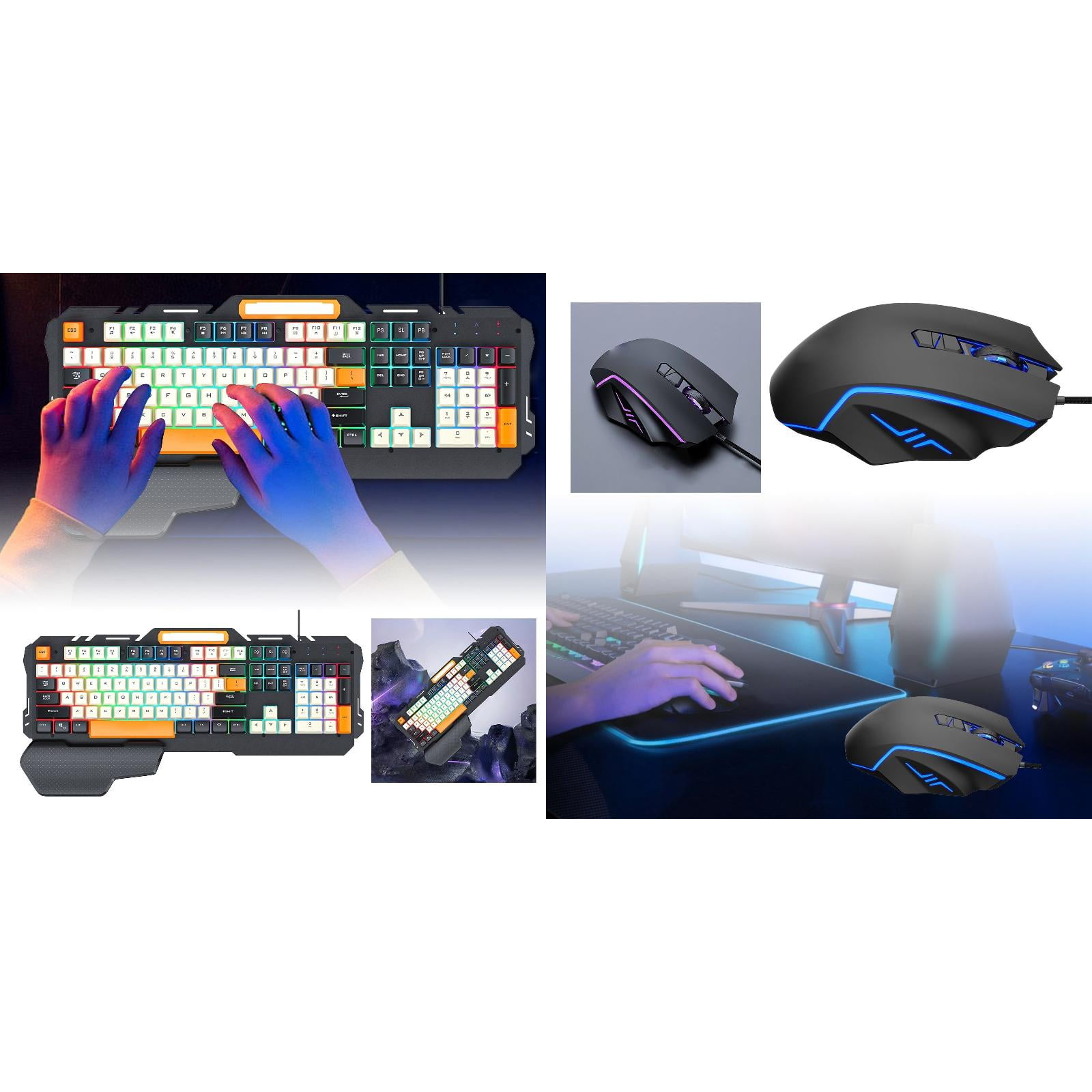 one piece keyboard Keybinds Rapid Fire Button with Windows Mac Colorful ...