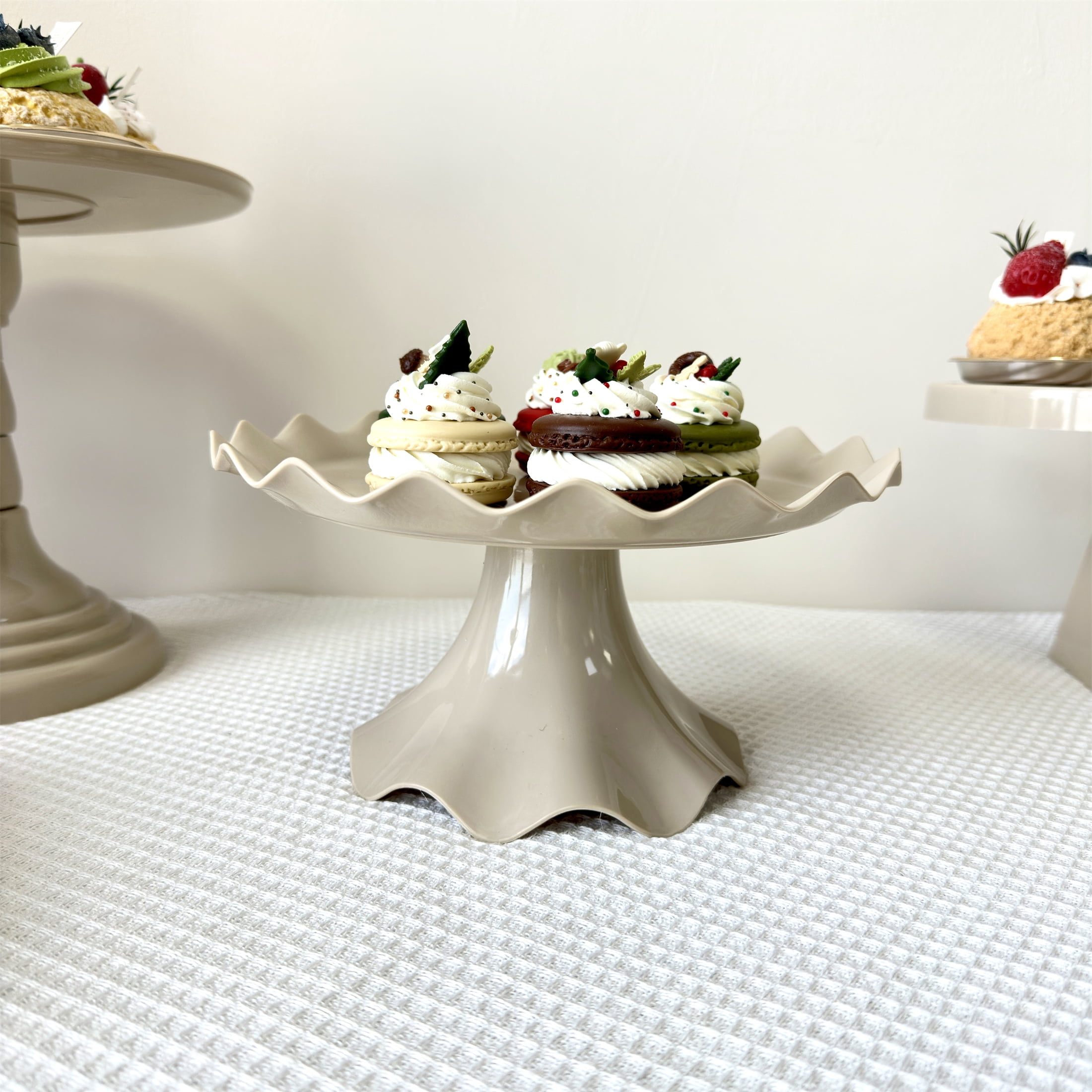 one piece plastic decorative Cupcake Stand Cake Display:Dessert Holder ...