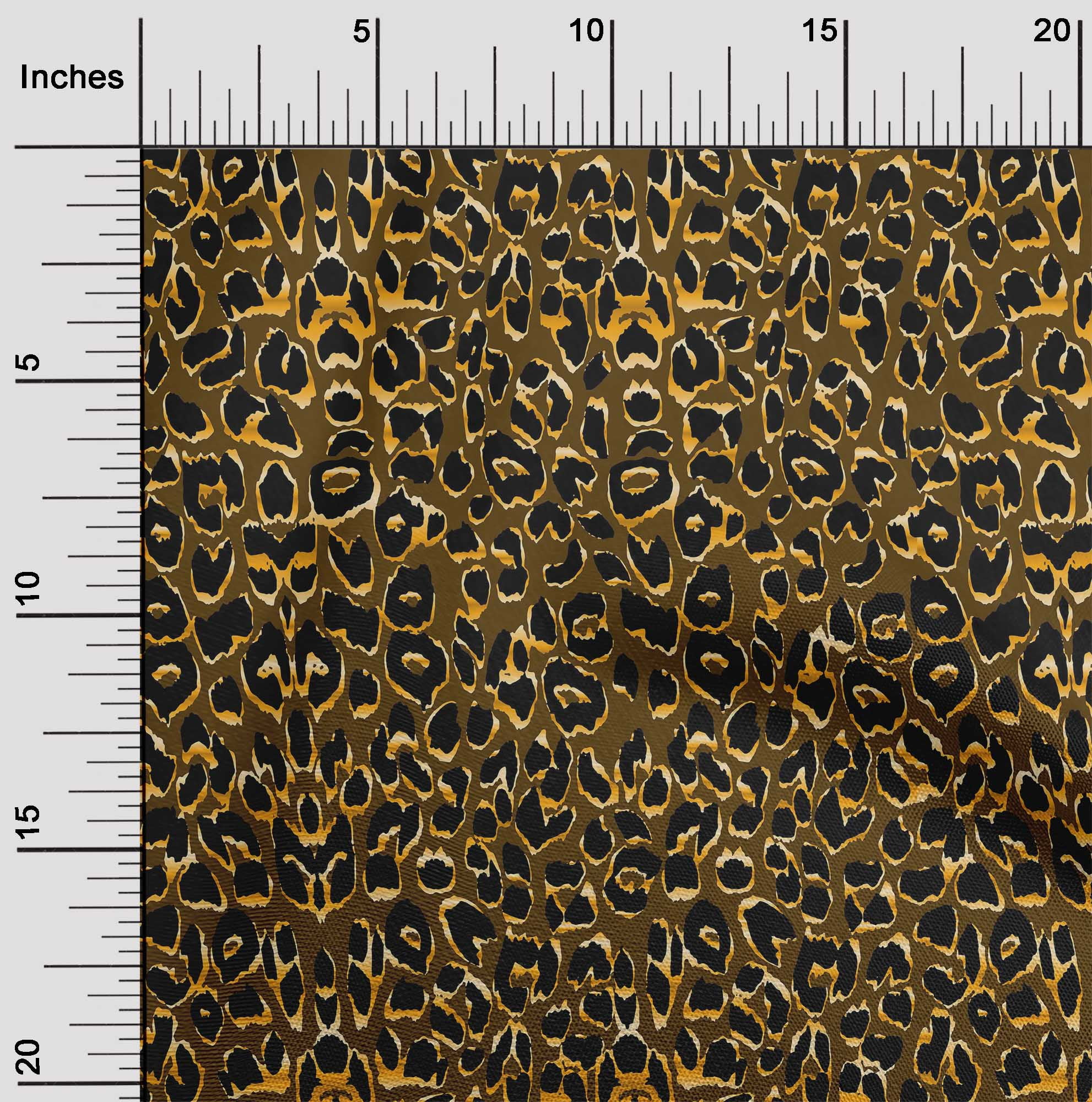 oneOone Cotton Cambric Brown Fabric Animal Skin Diy Clothing Quilting ...