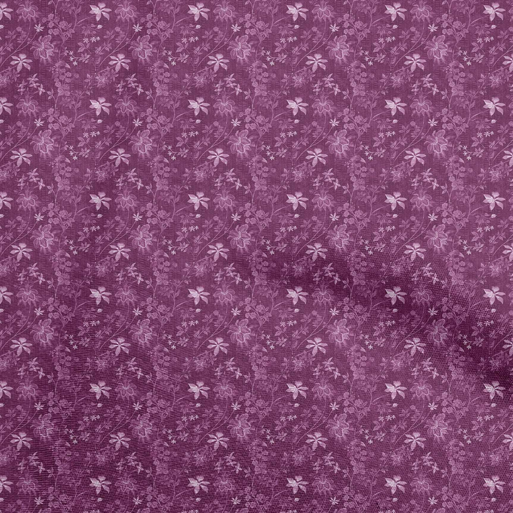 oneOone Cotton Cambric Dark Magenta Fabric Batik Quilting Supplies ...