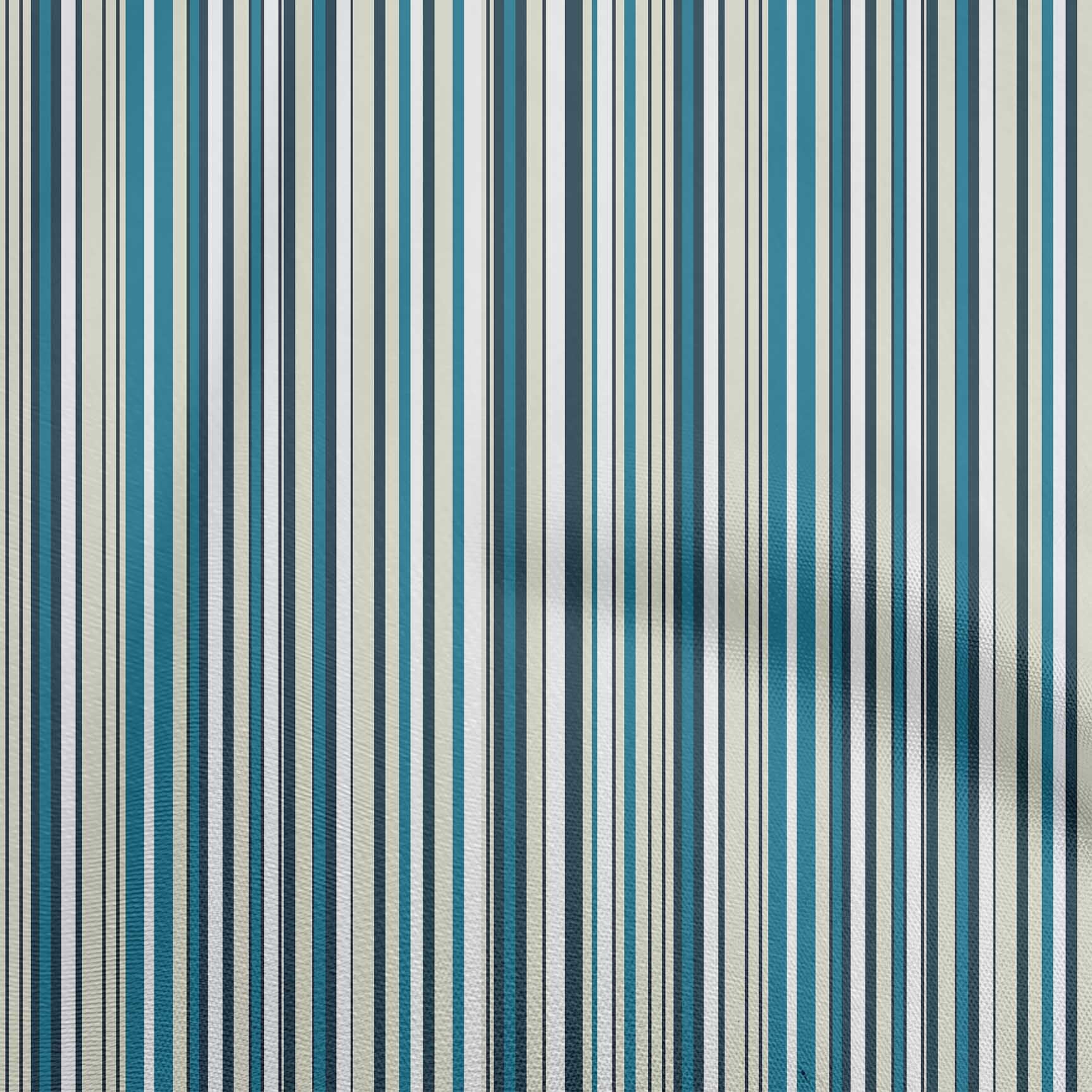 oneOone Cotton Cambric Dark Teal Green Fabric Stripes Dress Material ...