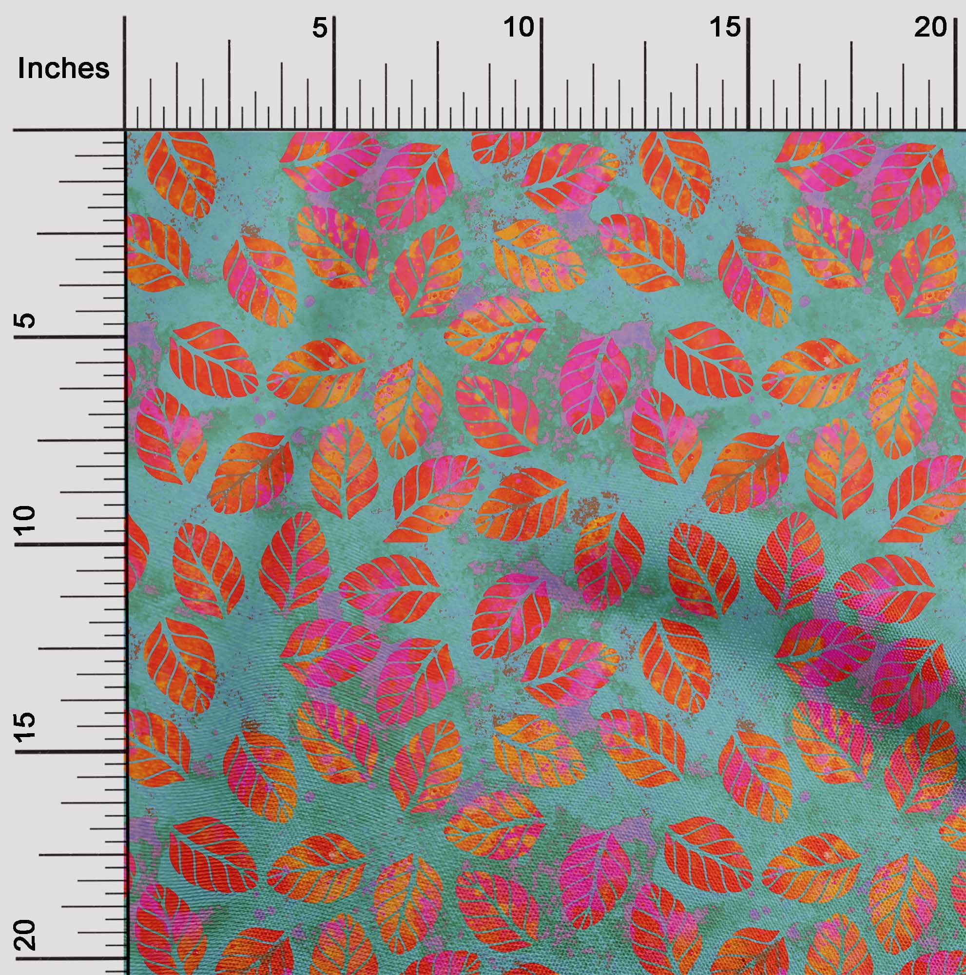 oneOone Cotton Flex Teal Green Fabric Batik Sewing Fabric By The Yard ...