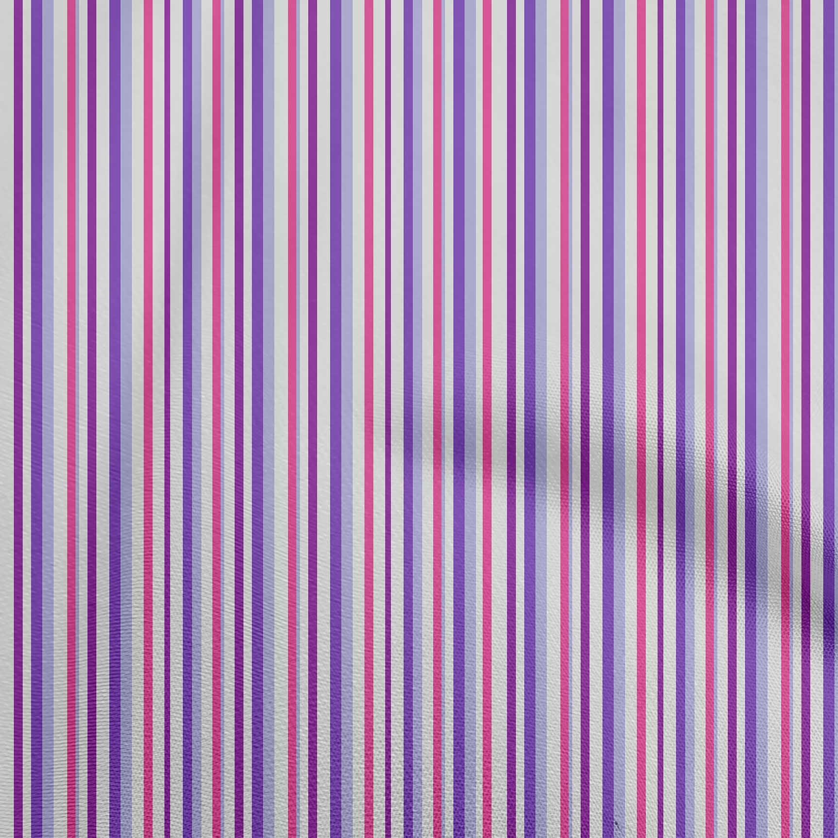 oneOone Cotton Jersey Purple Fabric Stripes Dress Material Fabric Print ...
