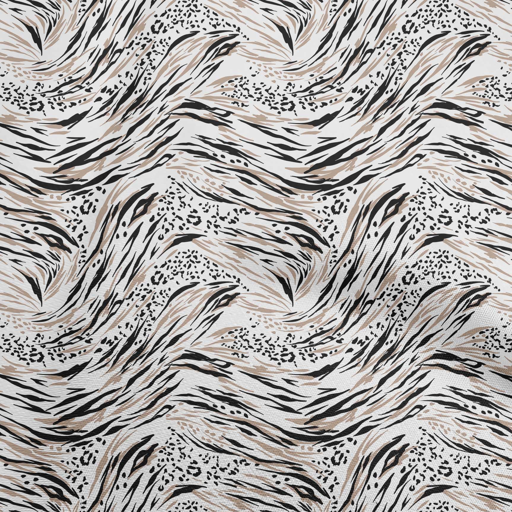 oneOone Cotton Jersey White Fabric Animal Skin Sewing Craft Projects ...