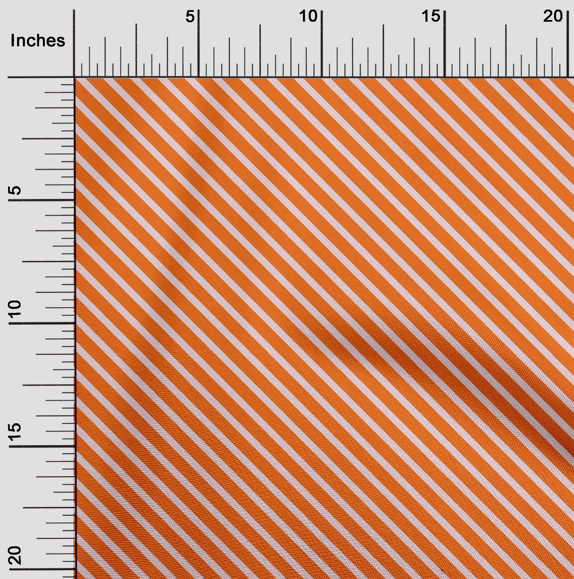oneOone Cotton Poplin Baby Pink Fabric Stripes Sewing Material Print ...