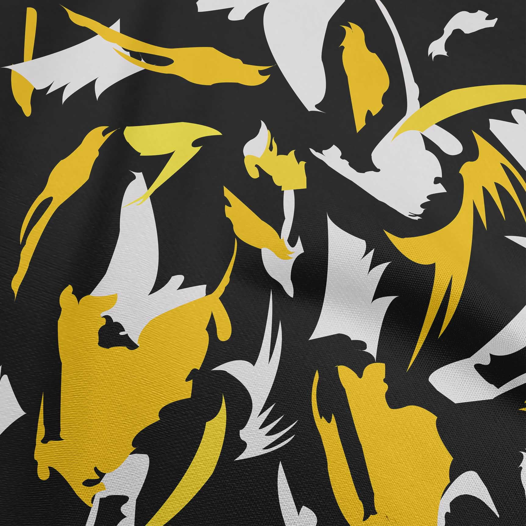 oneOone Cotton Poplin Black Fabric Abstracts Dress Material Fabric ...