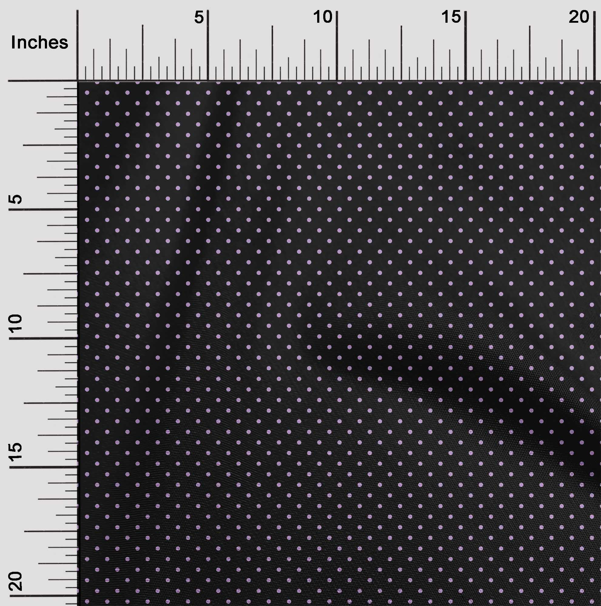 oneOone Cotton Poplin Fabric Polka Dots Print Fabric By The Yard 42 ...