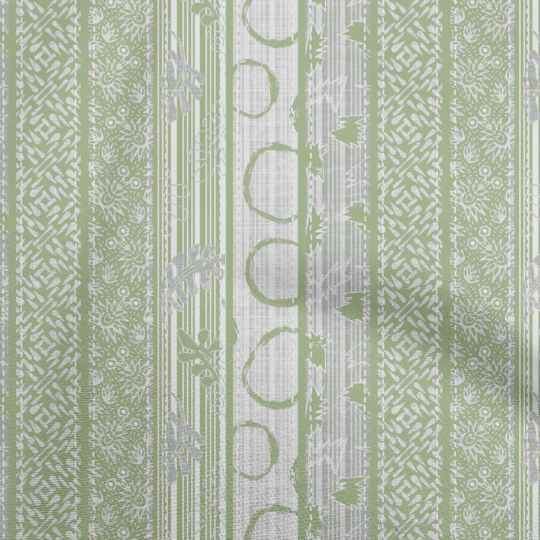 oneOone Cotton Poplin Light Green Fabric Aaian Batik Craft Projects ...