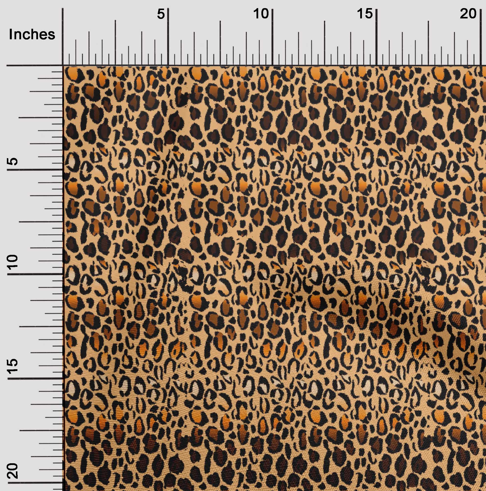 oneOone Cotton Poplin Light Peach Fabric Animal Skin Diy Clothing ...