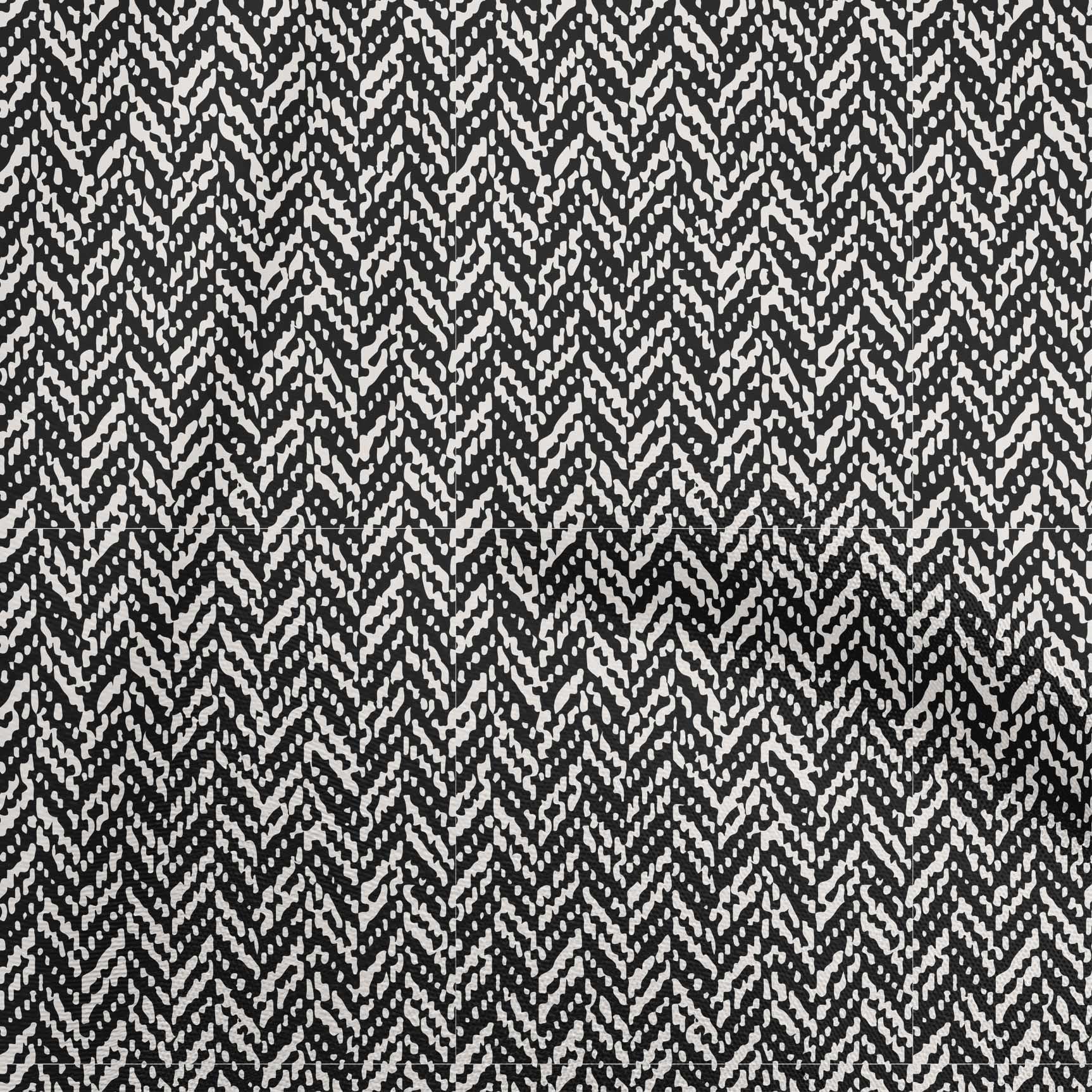 oneOone Cotton Poplin Twill Black Fabric Herringbone Pattern Dress Material Fabric Print Fabric ...